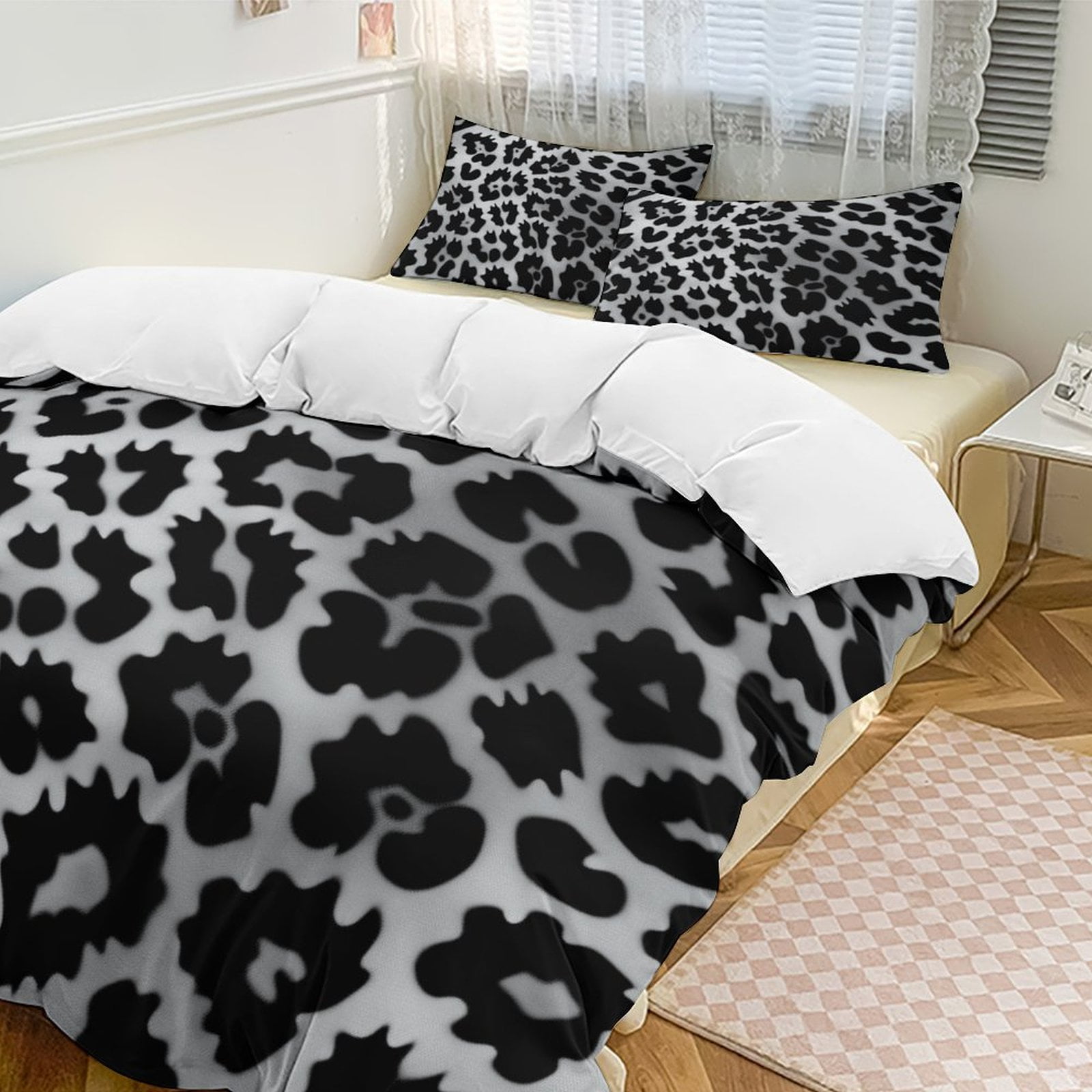 Leopard Print Pattern 3D Duvet Cover Set Quilt Cover Theme of Kid Boy ...