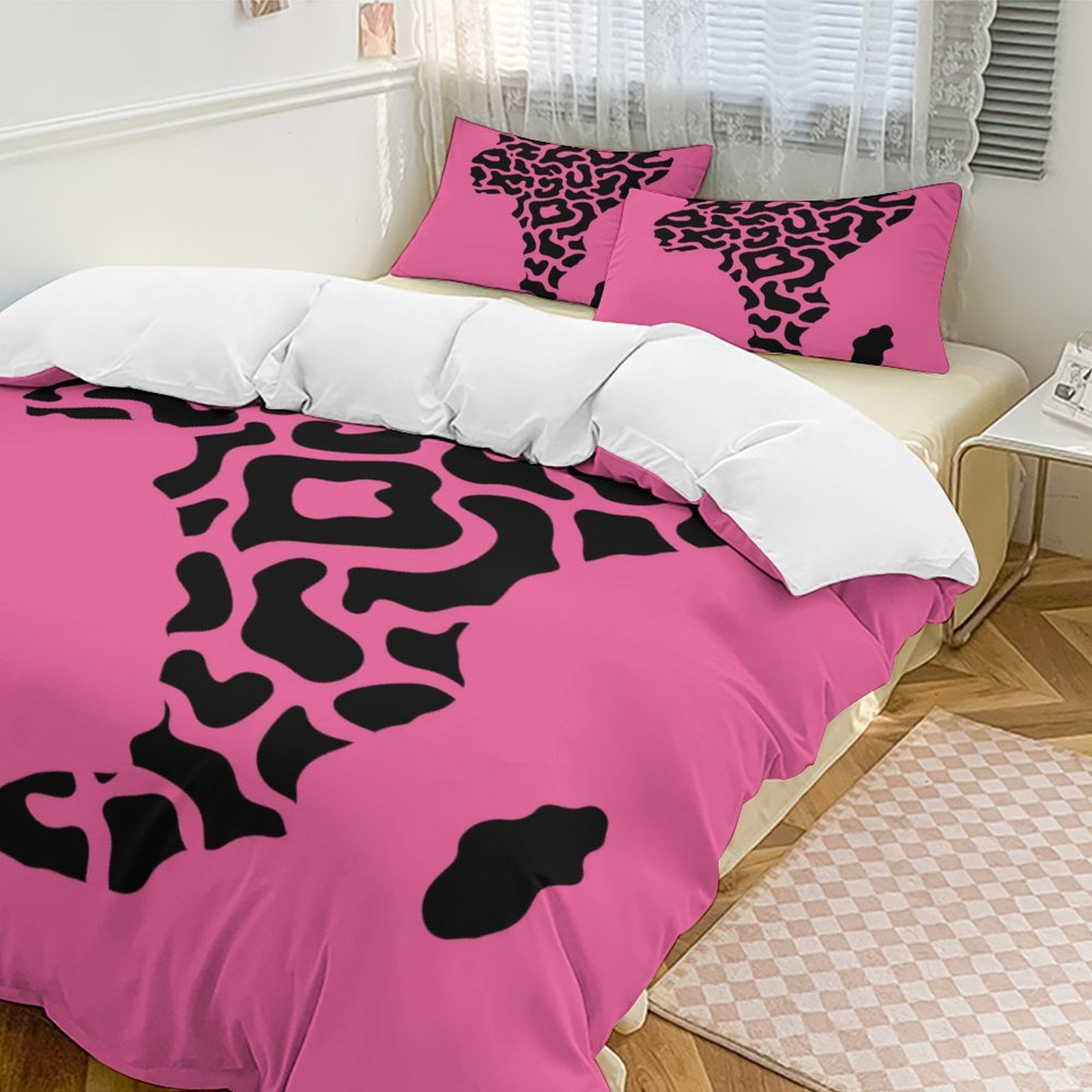 Leopard Print Pattern 3D Duvet Cover Set Quilt Cover Theme of Kid Boy ...