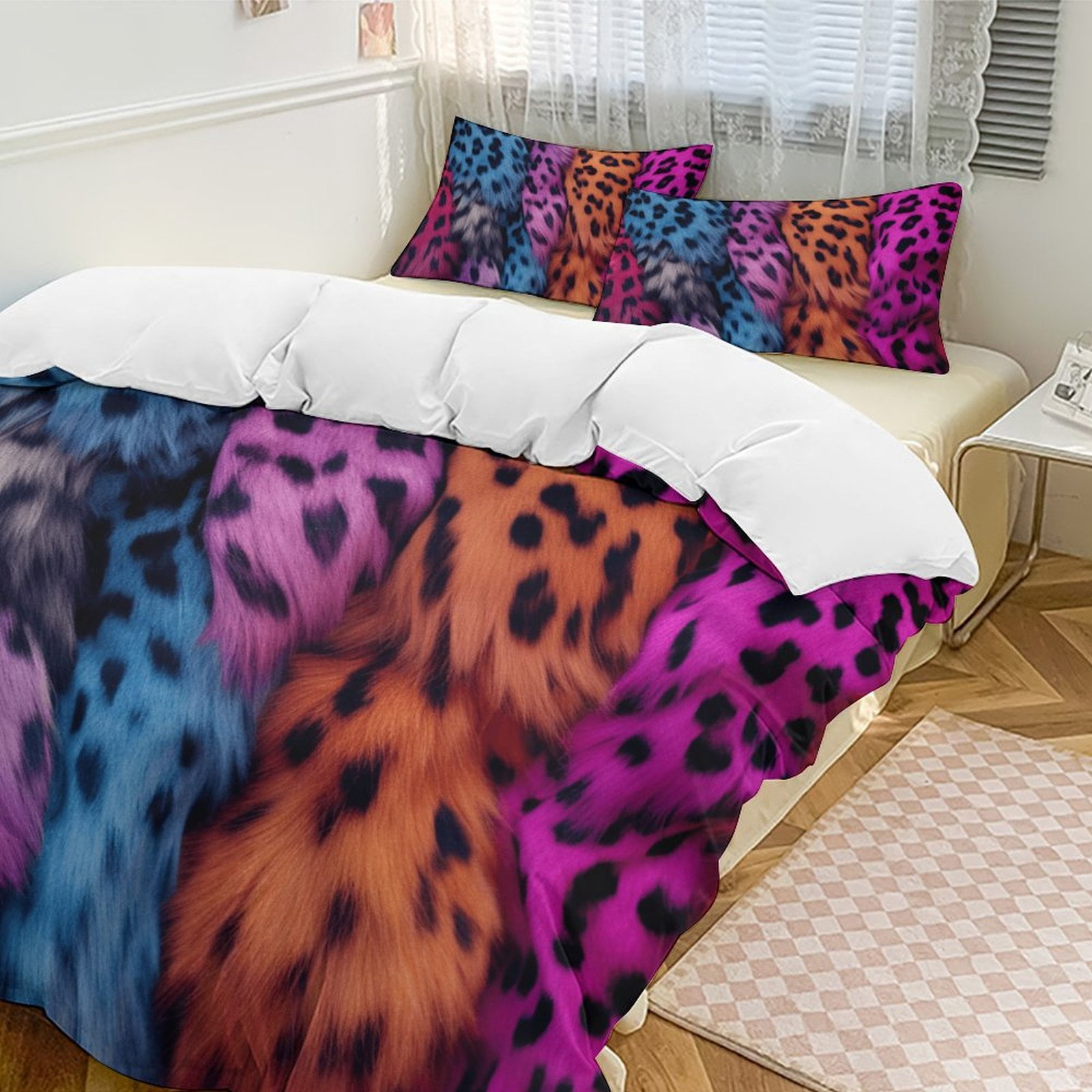 Leopard Print Pattern 3D Duvet Cover Set Quilt Cover Theme of Kid Boy ...