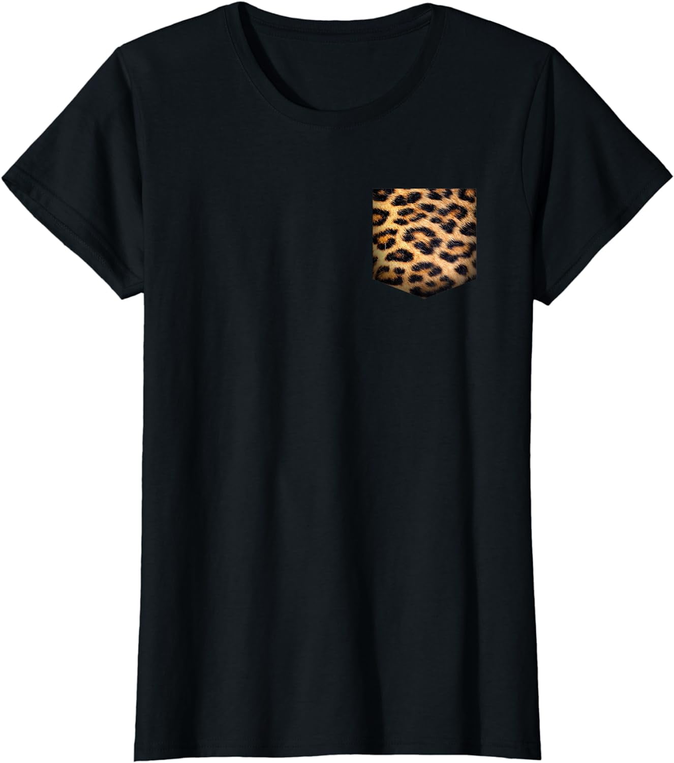 Leopard Print Pocket Cool Animal Lover Cheetah Gift T-Shirt - Walmart.com