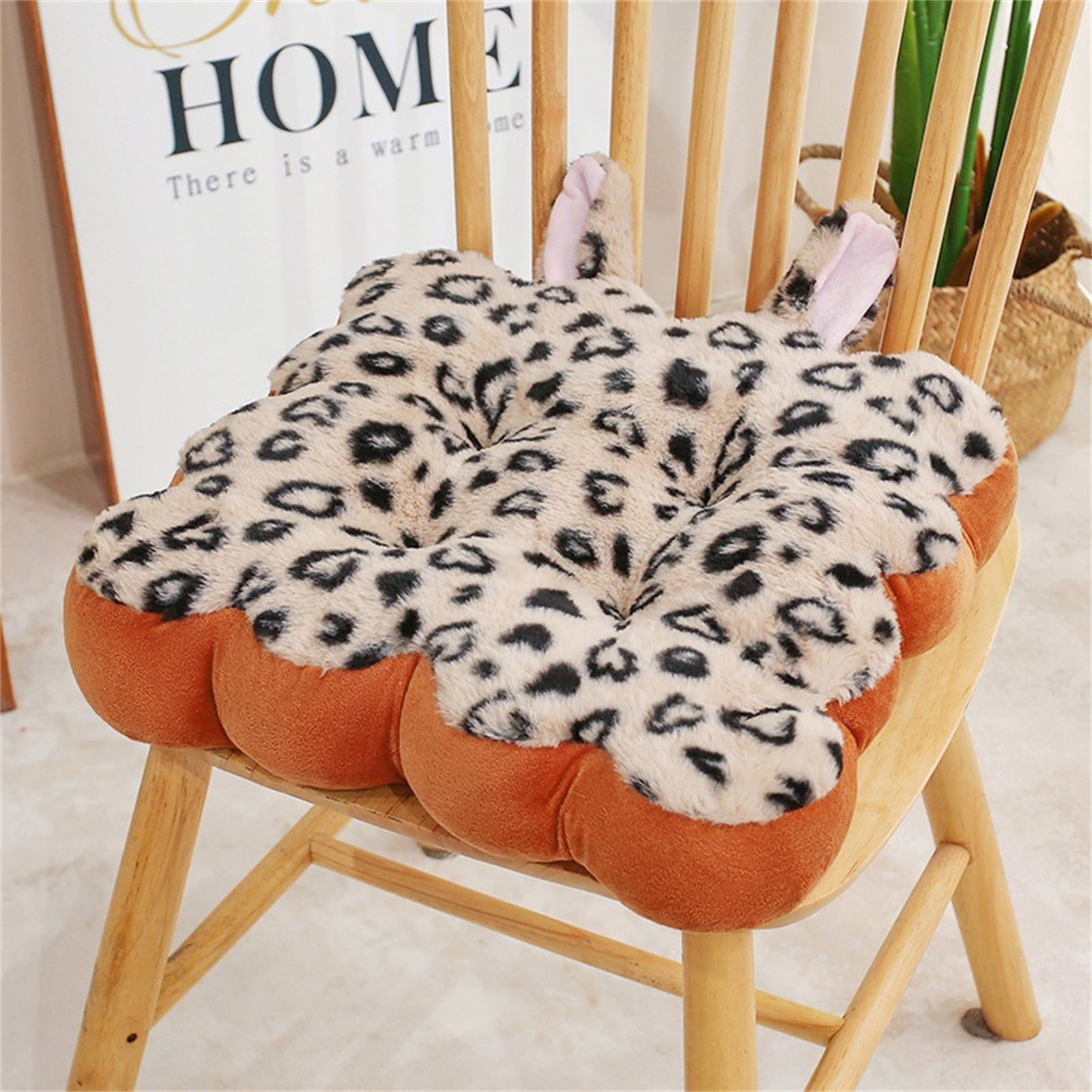 Leopard Print Seat Cushion Butt Pad Chair Pad Work Long Sitting ...