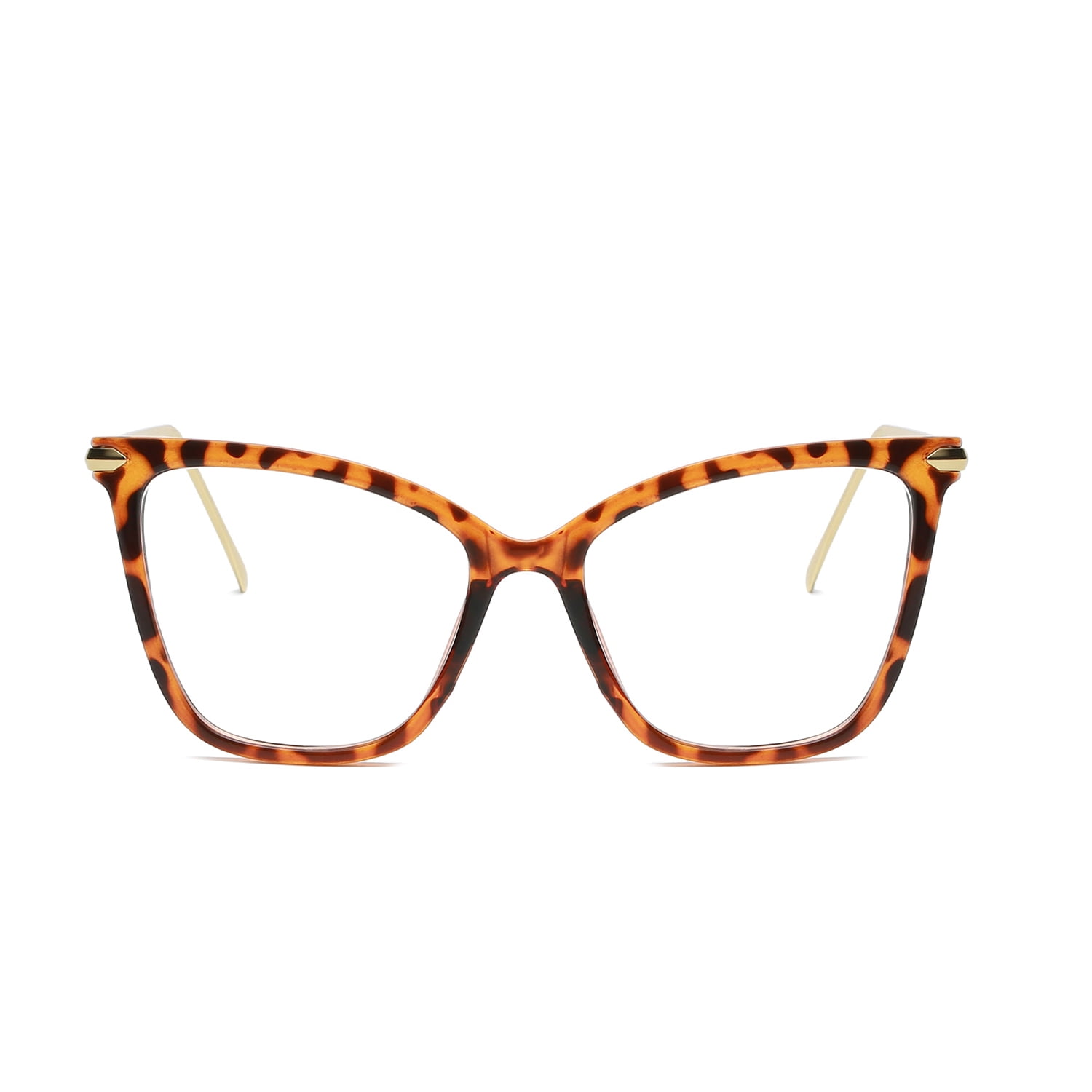 Leopard Print Square Eyeglasses - Clear Lens Fashion Daily Outfit ...