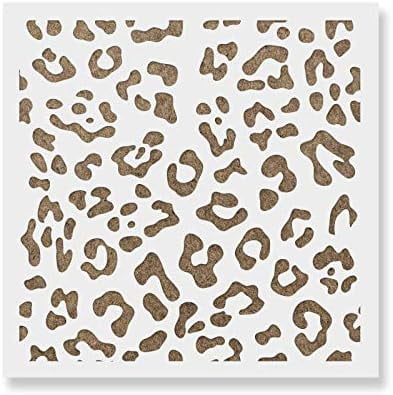 Leopard Print Stencil - Leopard Print, Stencil of Leopard, Stencil Leopard Art, Stencils for Art ...