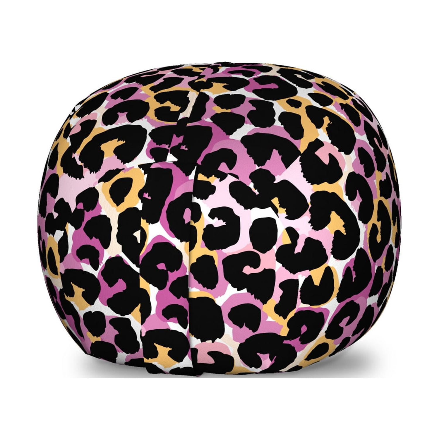 Leopard Print Storage Toy Bag Chair, Abstract Wild Exotic Animal Skin ...