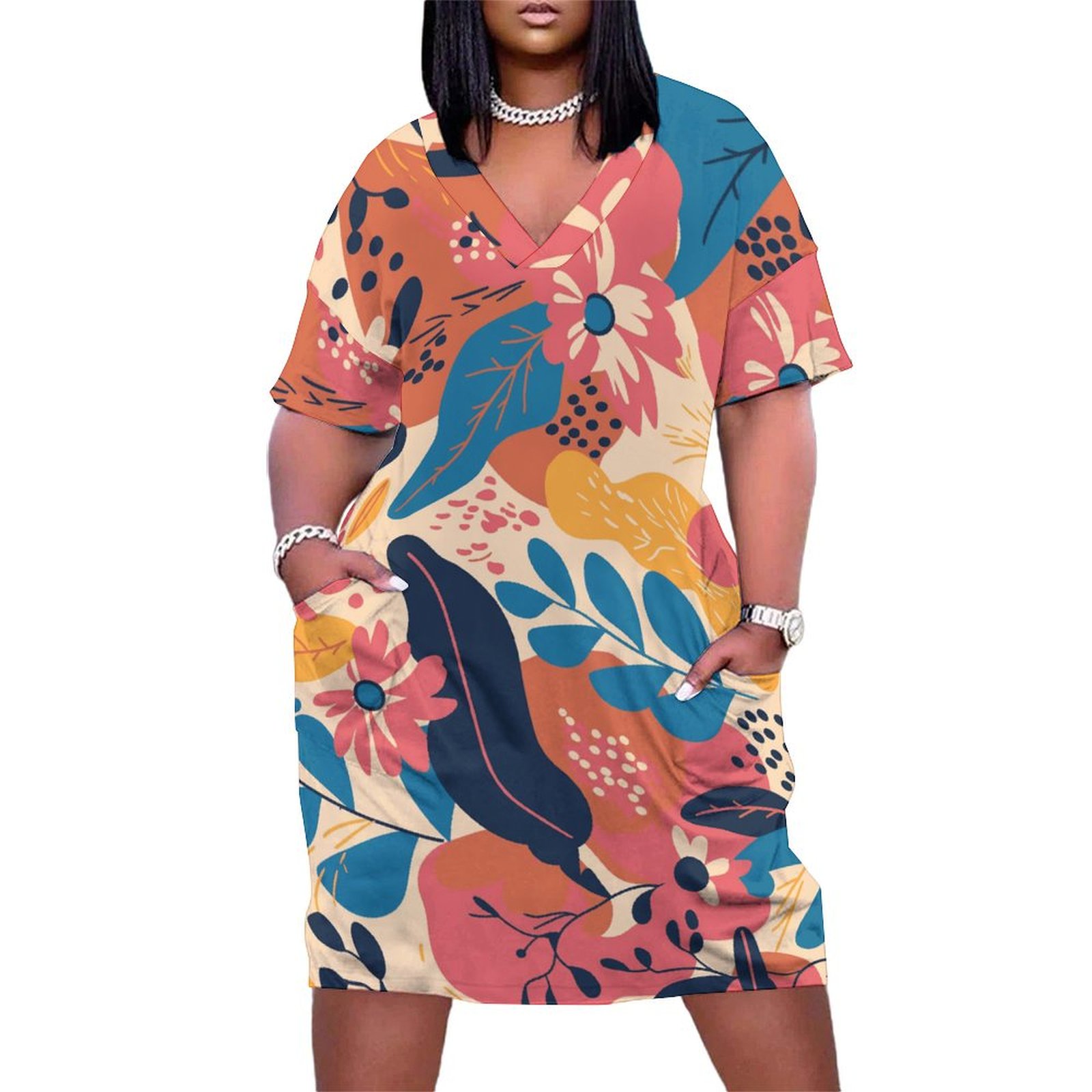 Leopard Print Summer Dresses for Women Beach Boho - Walmart.com