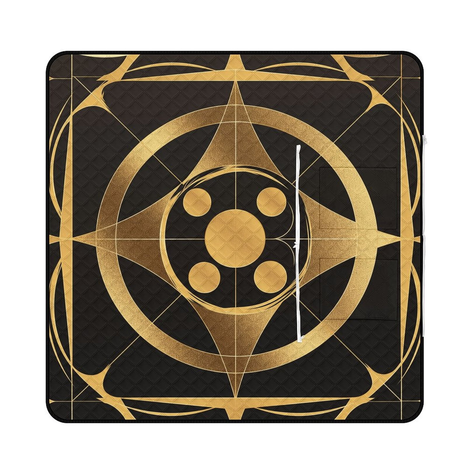 Leopard Print Waterproof Picnic Blanket with Foldable Zipper, Suitable ...