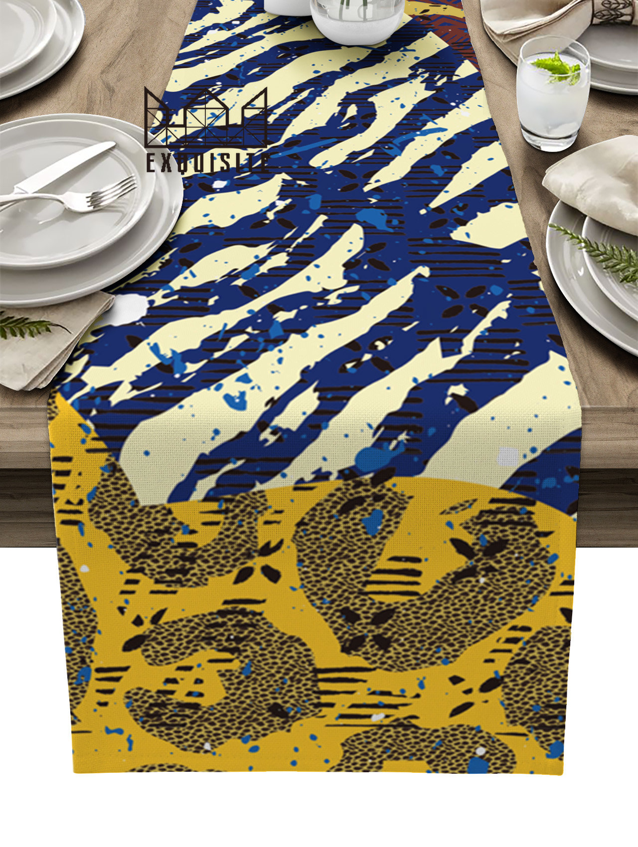 Leopard Print Zebra Print Table Runner ration Home r Dinner Table ...