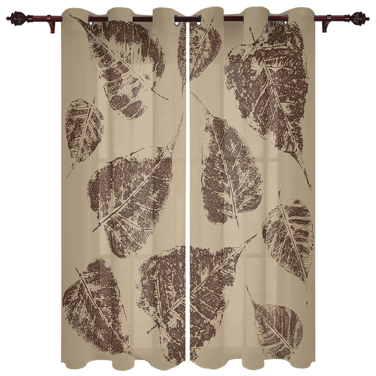 Leopard Print Zebra Texture Large Curtains For Living Dining Modern ...