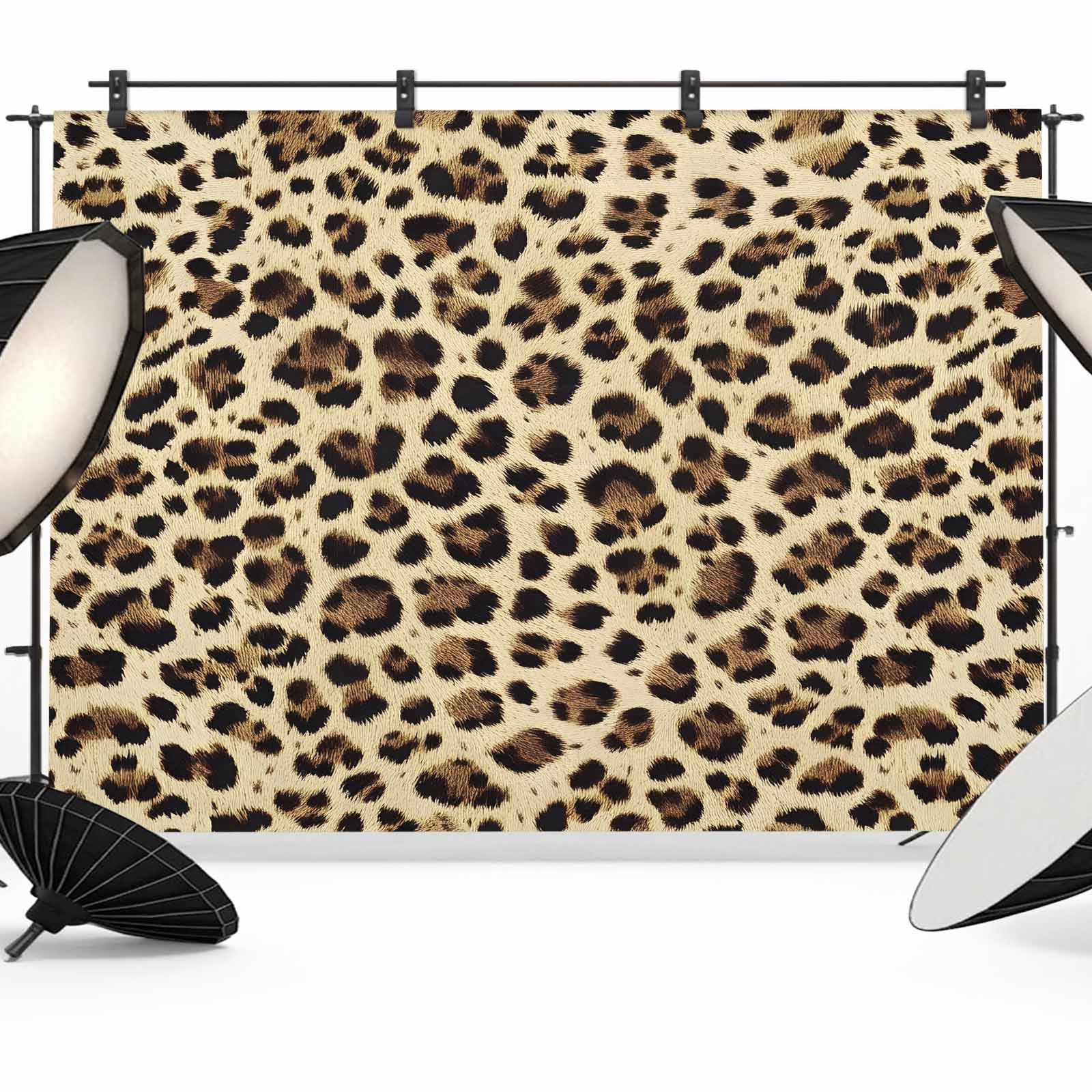 Leopard Printed Backdrop for Photoshoot, Photography Photo Studio ...