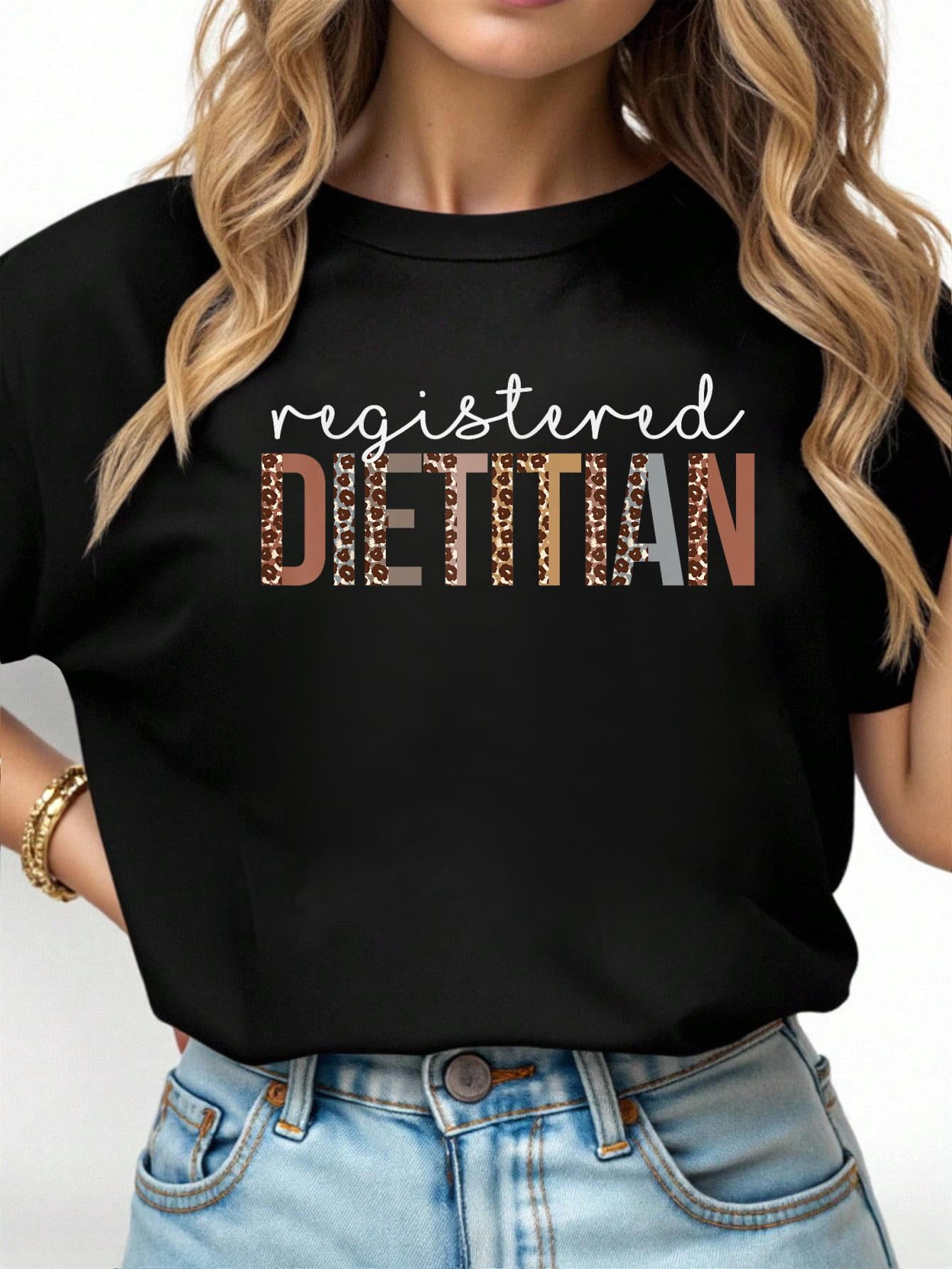 Leopard Registered Dietitian Appreciation healthcare workers T-Shirt ...