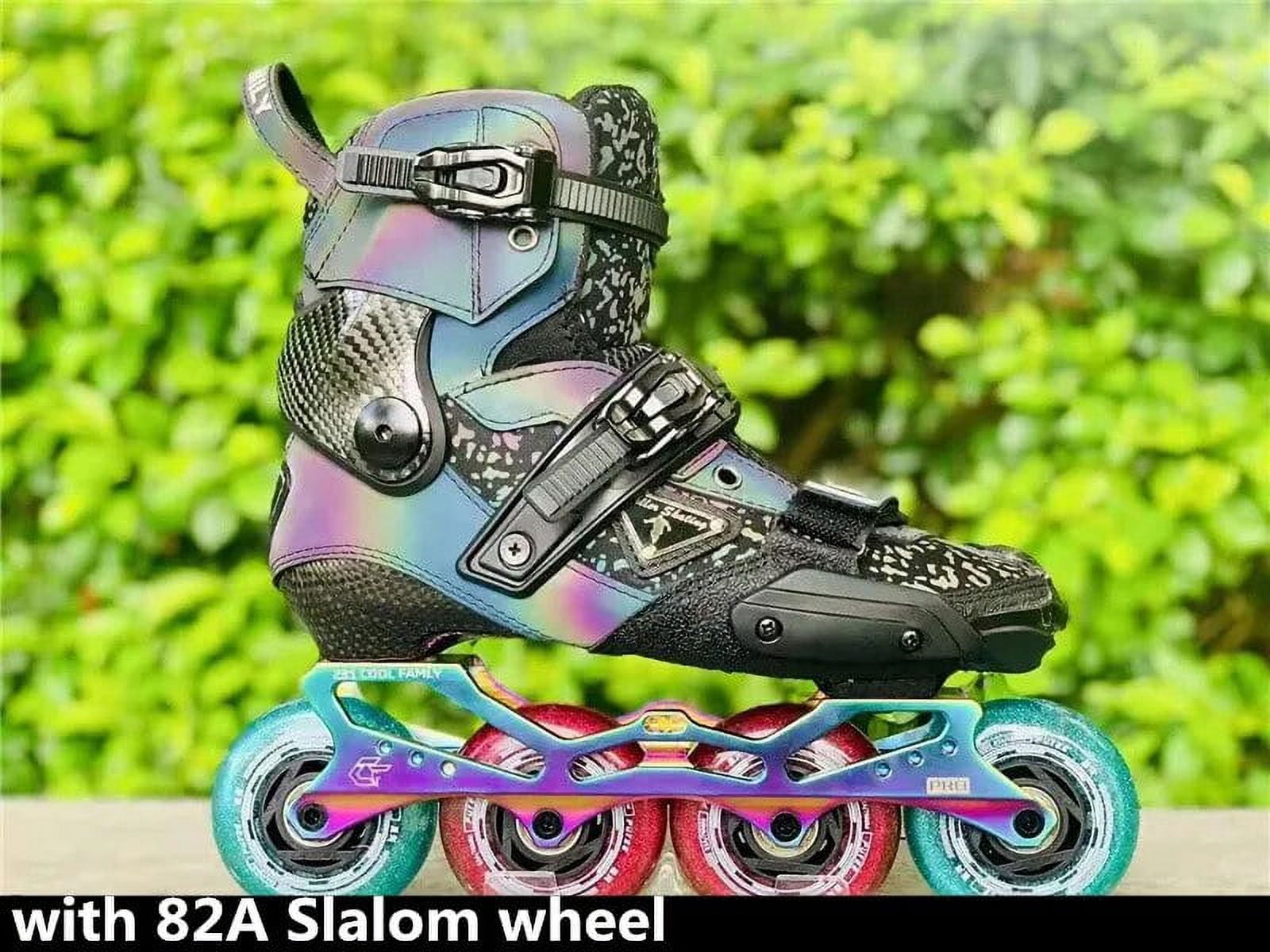 Leopard Shining Glistening Inline Slalom FSK Skates Roller Sneakers ...