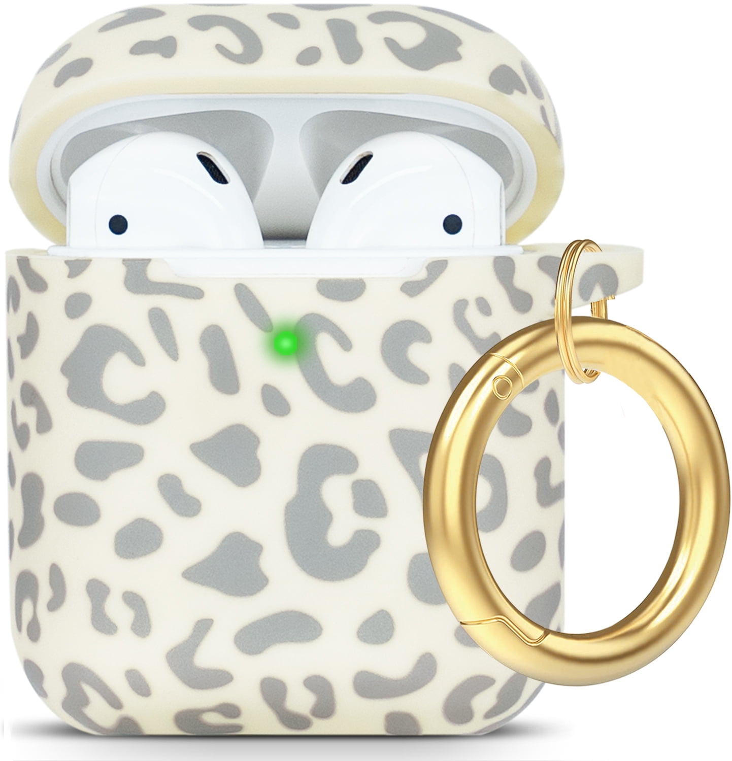 Leopard Silicone Airpods Case, YOMPLOW Soft Ipod Case Cover Flexible ...