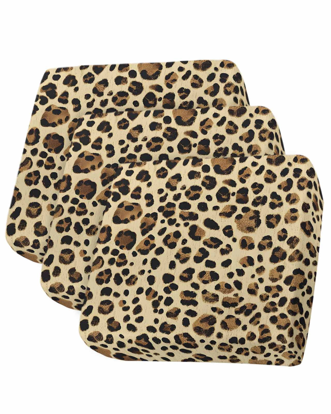 Leopard Sofa Couch Cushion Covers Washable, Removable Stretchable ...