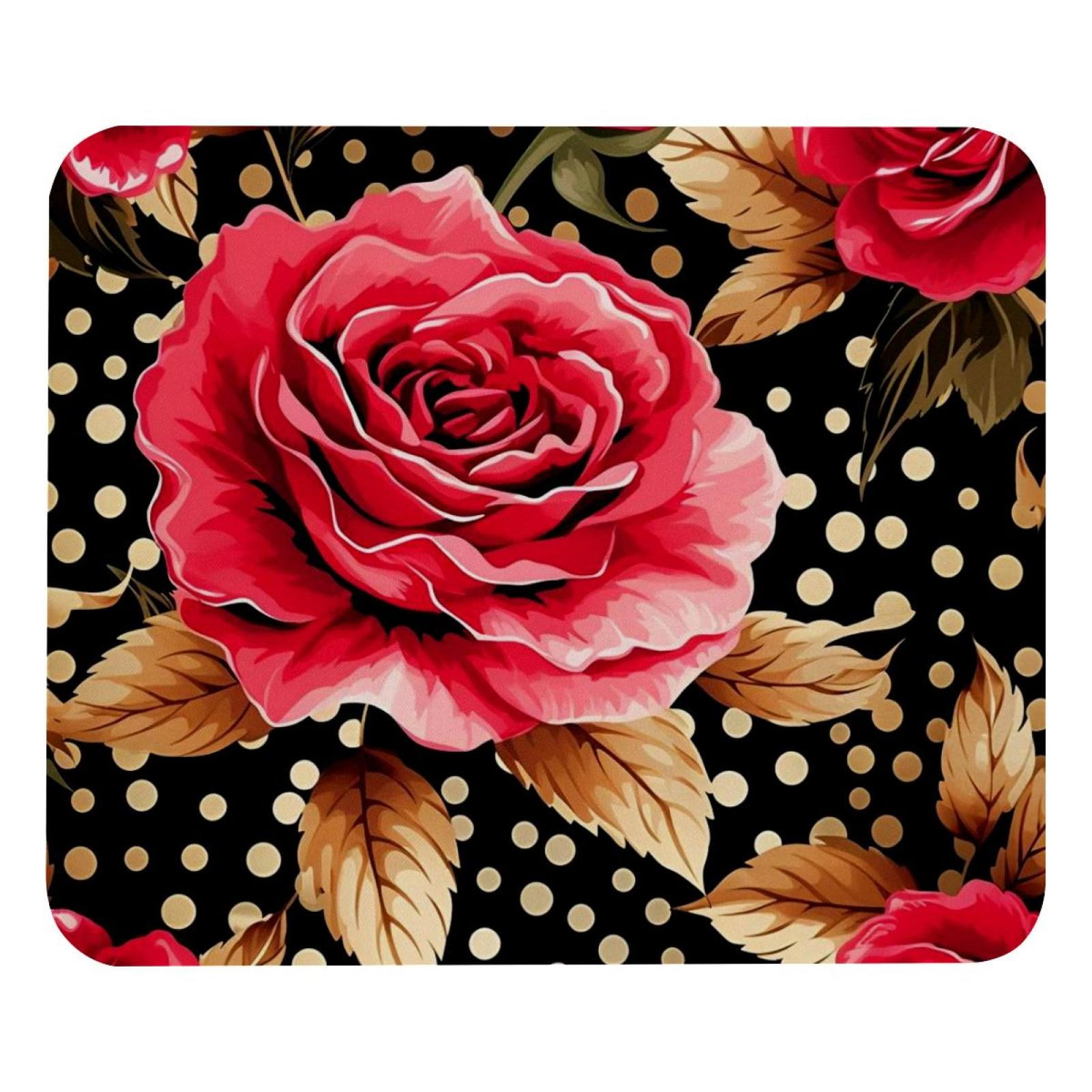 Leopard Square Gaming Mousepad Desk Mat Non-Slip Rubber Bottom Printed ...