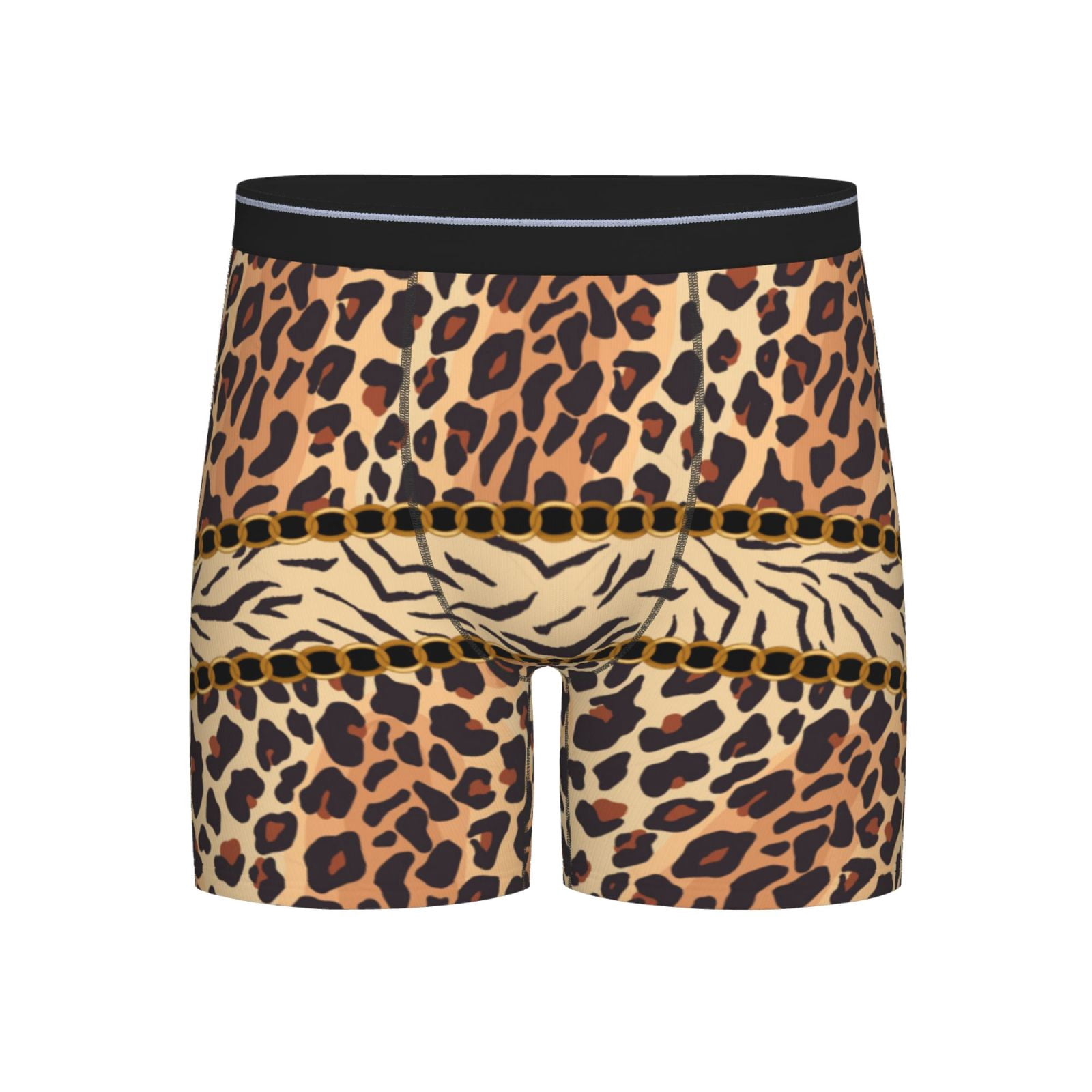 Leopard Tiger Skin Print Underwear For Men,Soft Boxer Briefs ...