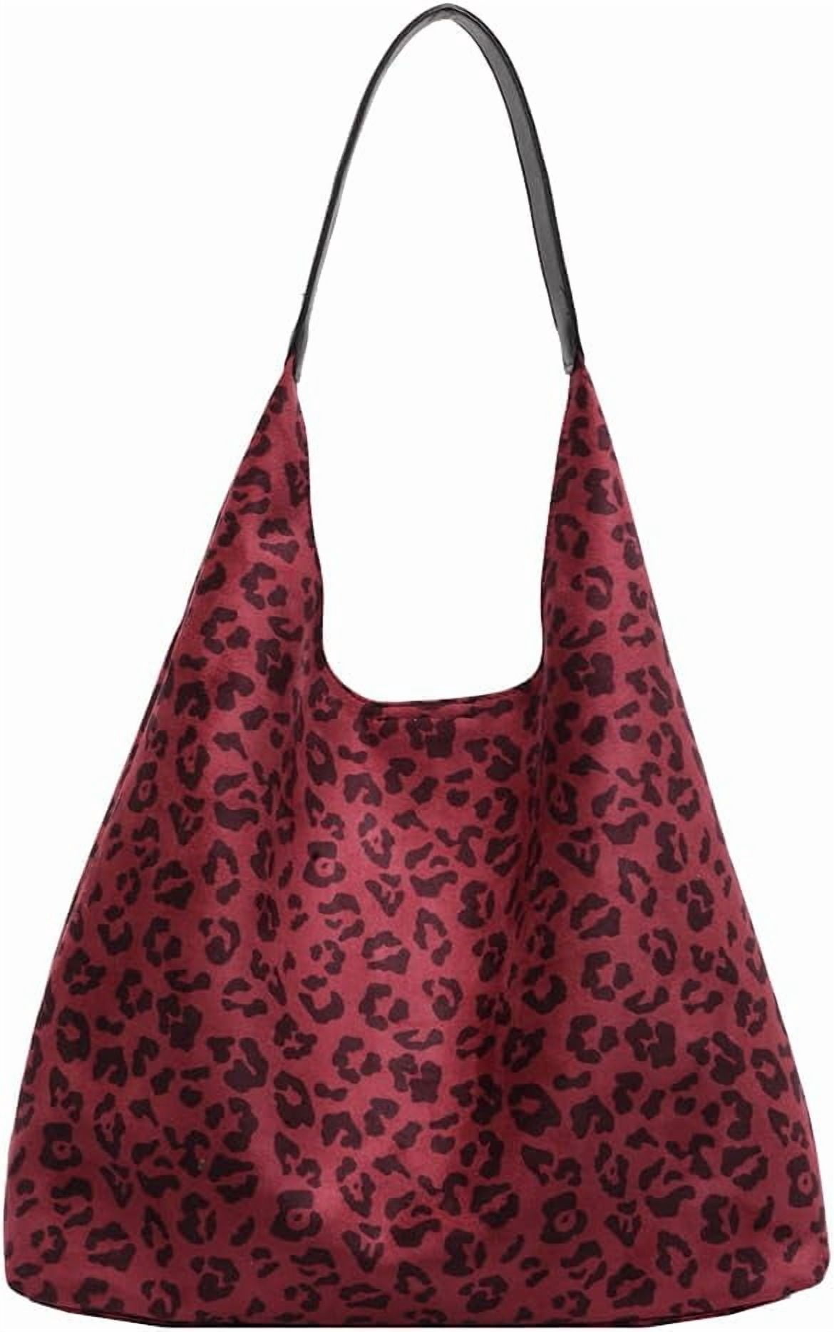 Leopard Tote Bag for Women,Cute Bag Cheetah Print Purse,Vintage Slouchy ...