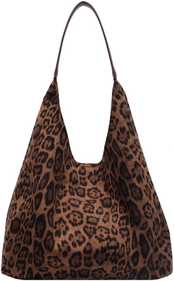 Leopard Tote Bag for Women,Cute Bag Cheetah Print Purse,Vintage Slouchy ...