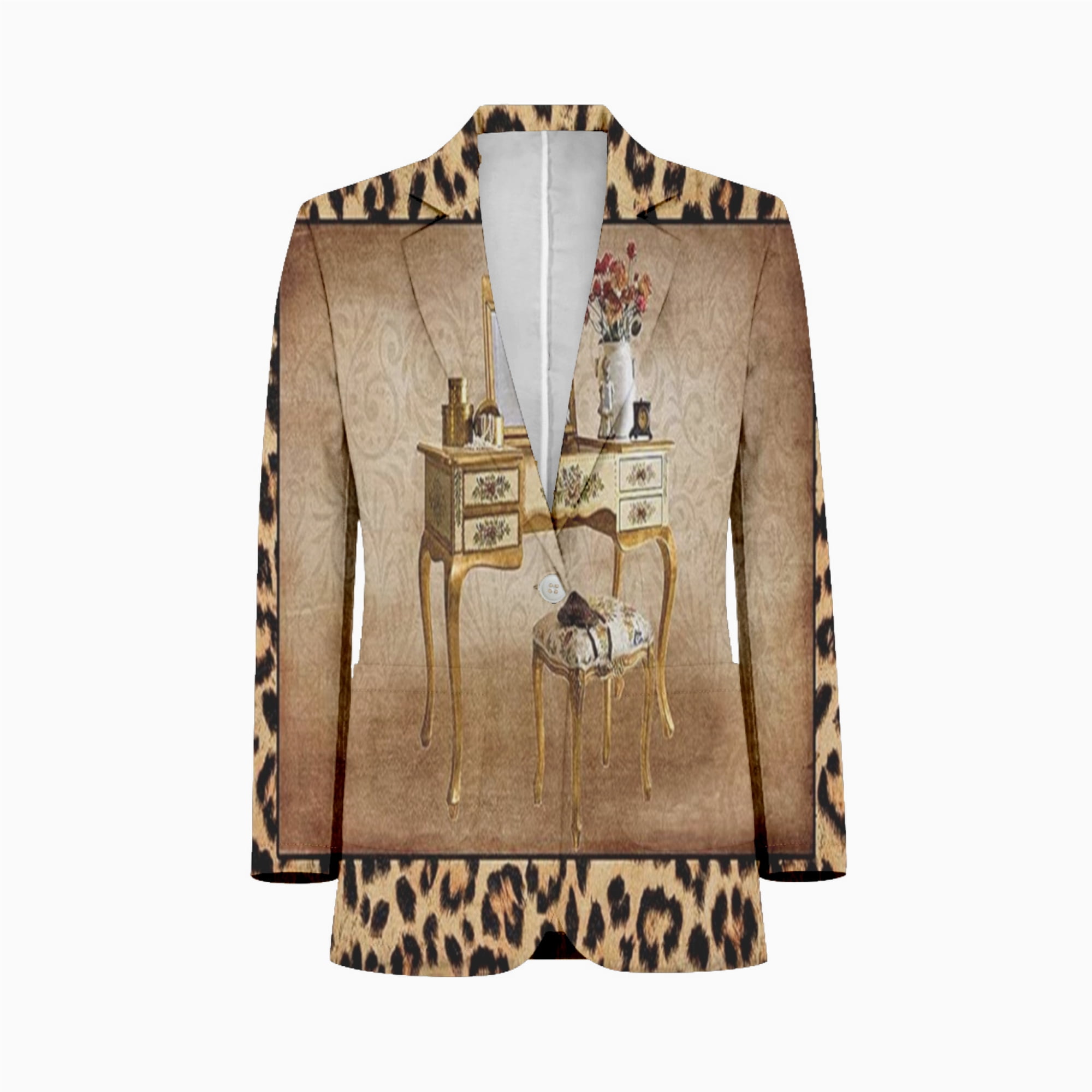 Leopard high heels Mens Suits Shawl Collar Slim Fit Suit Mens Groom ...