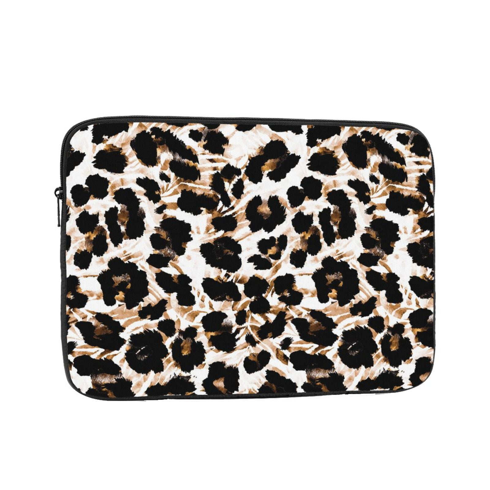Leopard print 17 inch Portable Laptop Sleeve Compatible with MacBook ...