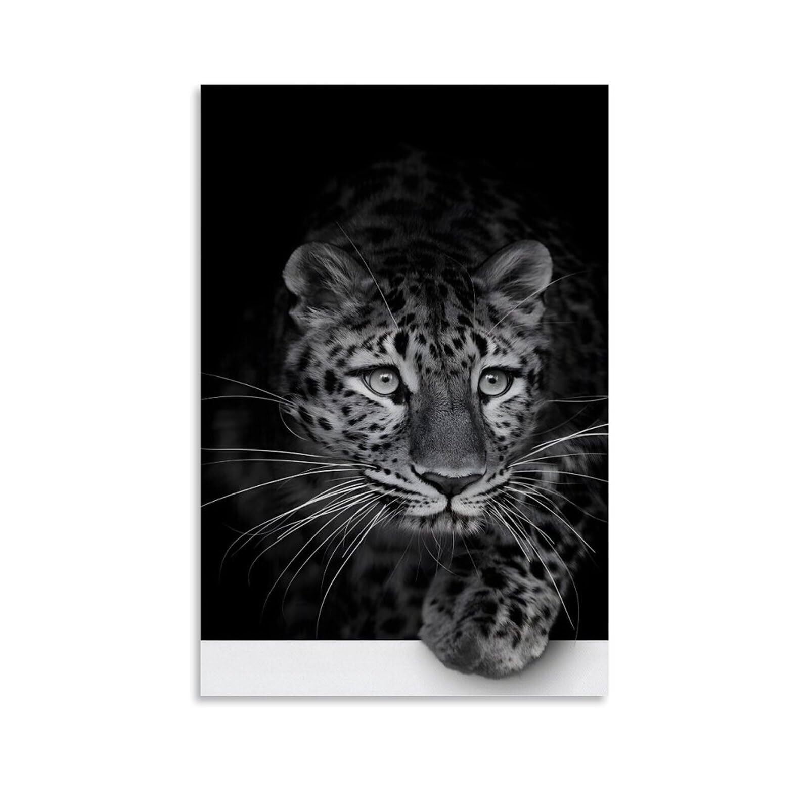 Leopard's Cool Side Face Painting Facing The Distance, Full of Aura ...