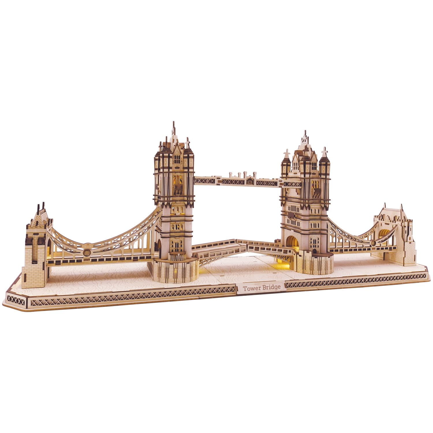 Leopmase 3D Wooden Puzzles MSF2 for Adults, 3D Puzzle London Tower ...