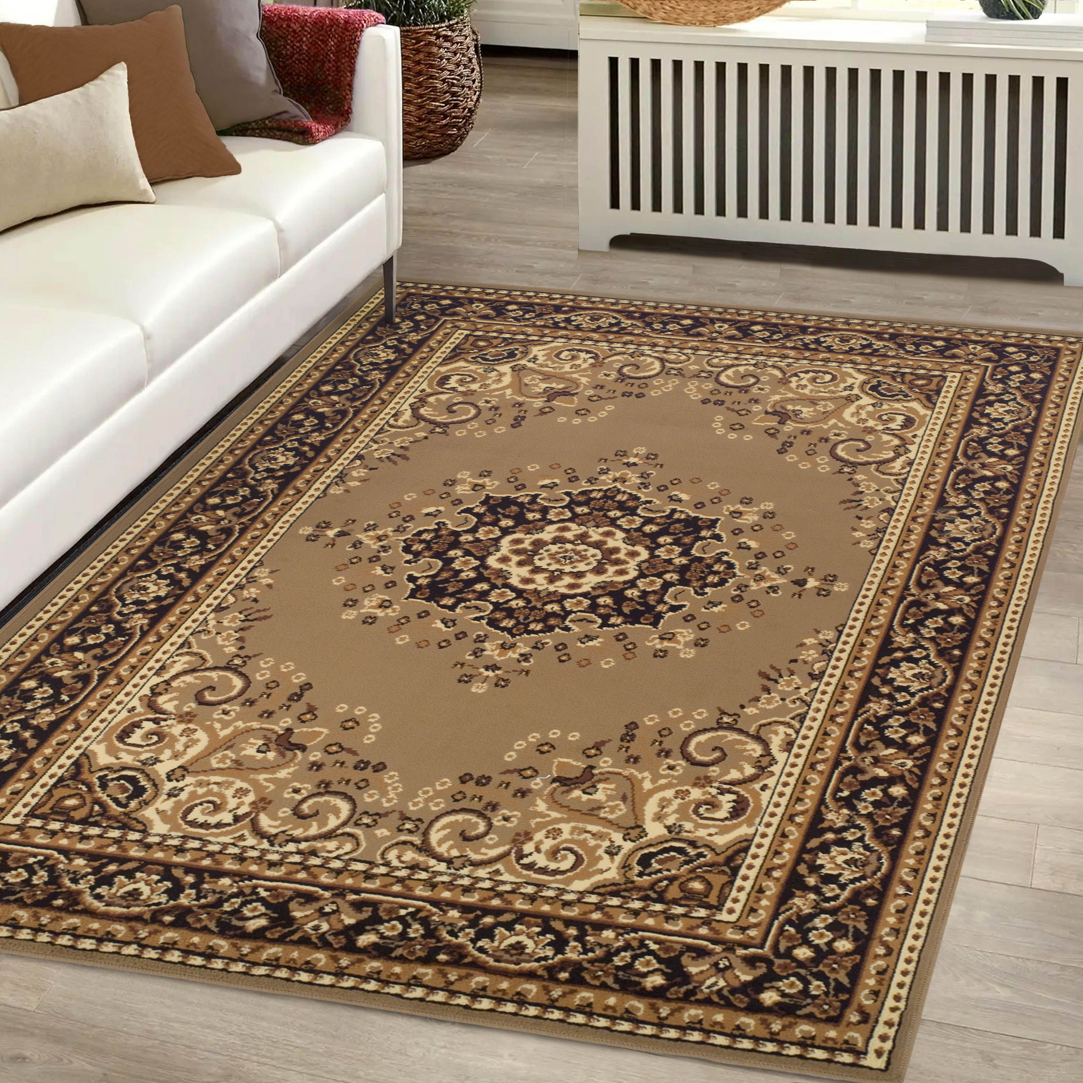 Mainstays Titan Area Rug, Black - Walmart.com