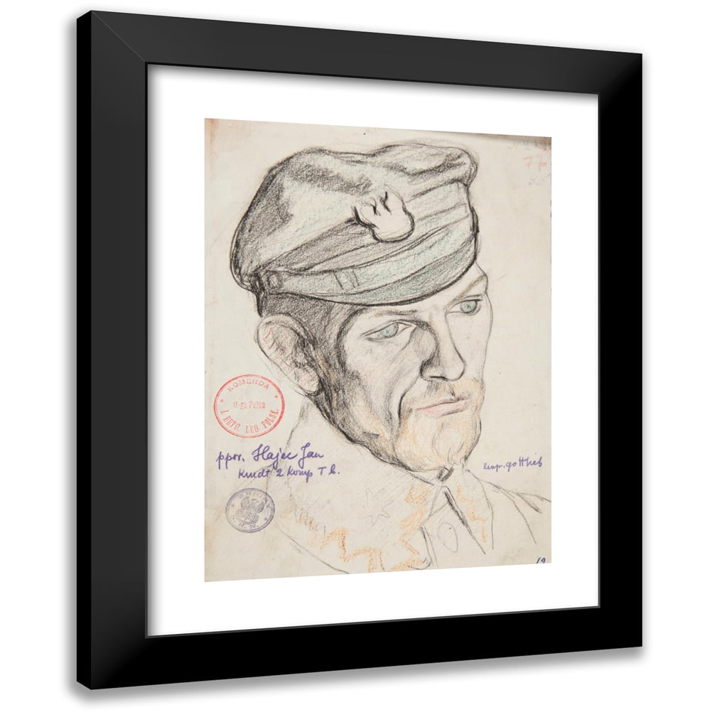 Leopold Gottlieb 14x18 Black Modern Framed Museum Art Print Titled ...