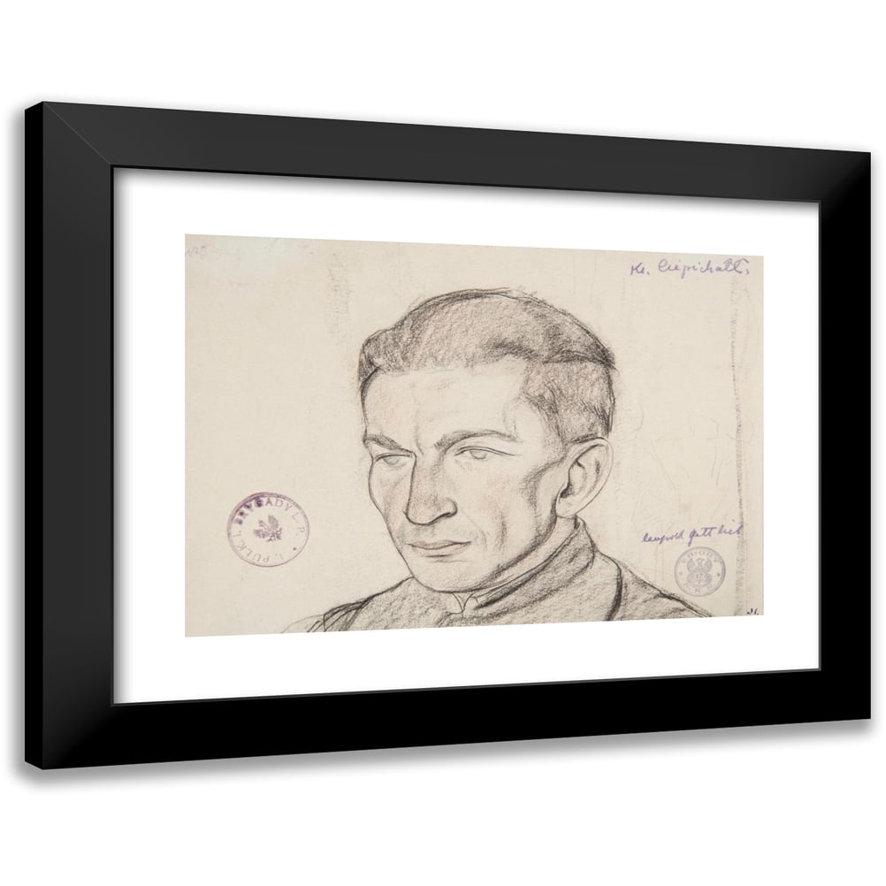 Leopold Gottlieb 18x14 Black Modern Framed Museum Art Print Titled ...