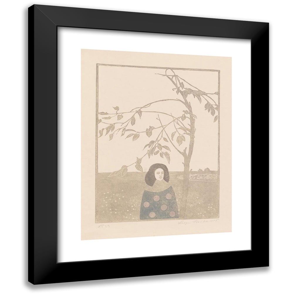 Leopold Stolba 12x14 Black Modern Framed Museum Art Print Titled ...