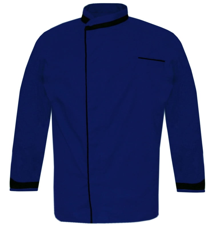 Leorenzo Creation HN-03 Men Black Chef Jacket/ Chef Coat Blue PN ...