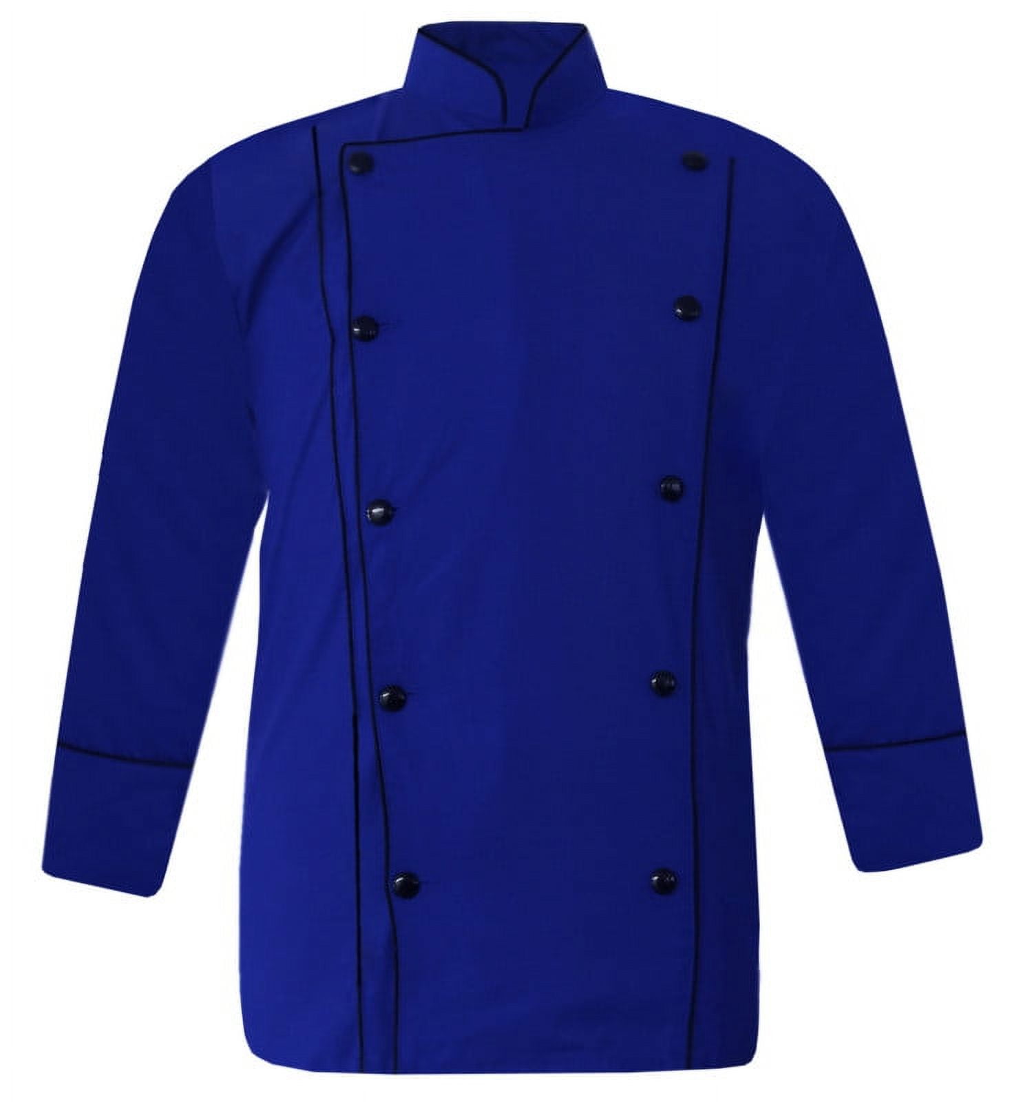 Leorenzo Creation NP-33 Men Black Chef Jacket/ Chef Coat Blue PN ...