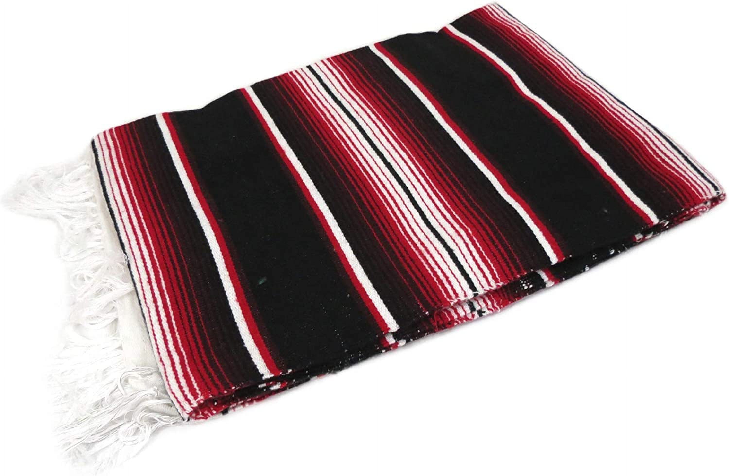 Leos Imports Traditional Mexican Sarape Zarape Saltillo Blanket XL ...