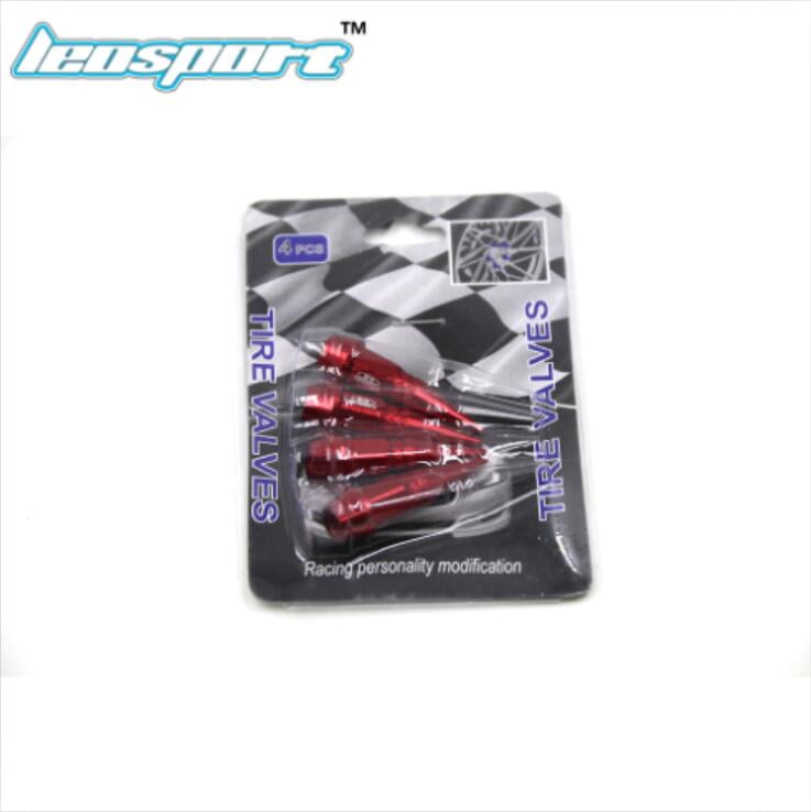 Leosport-4pcs length 45mm RACING FORGED ALUMINUM VALVE STEM CAPS WHEELS ...