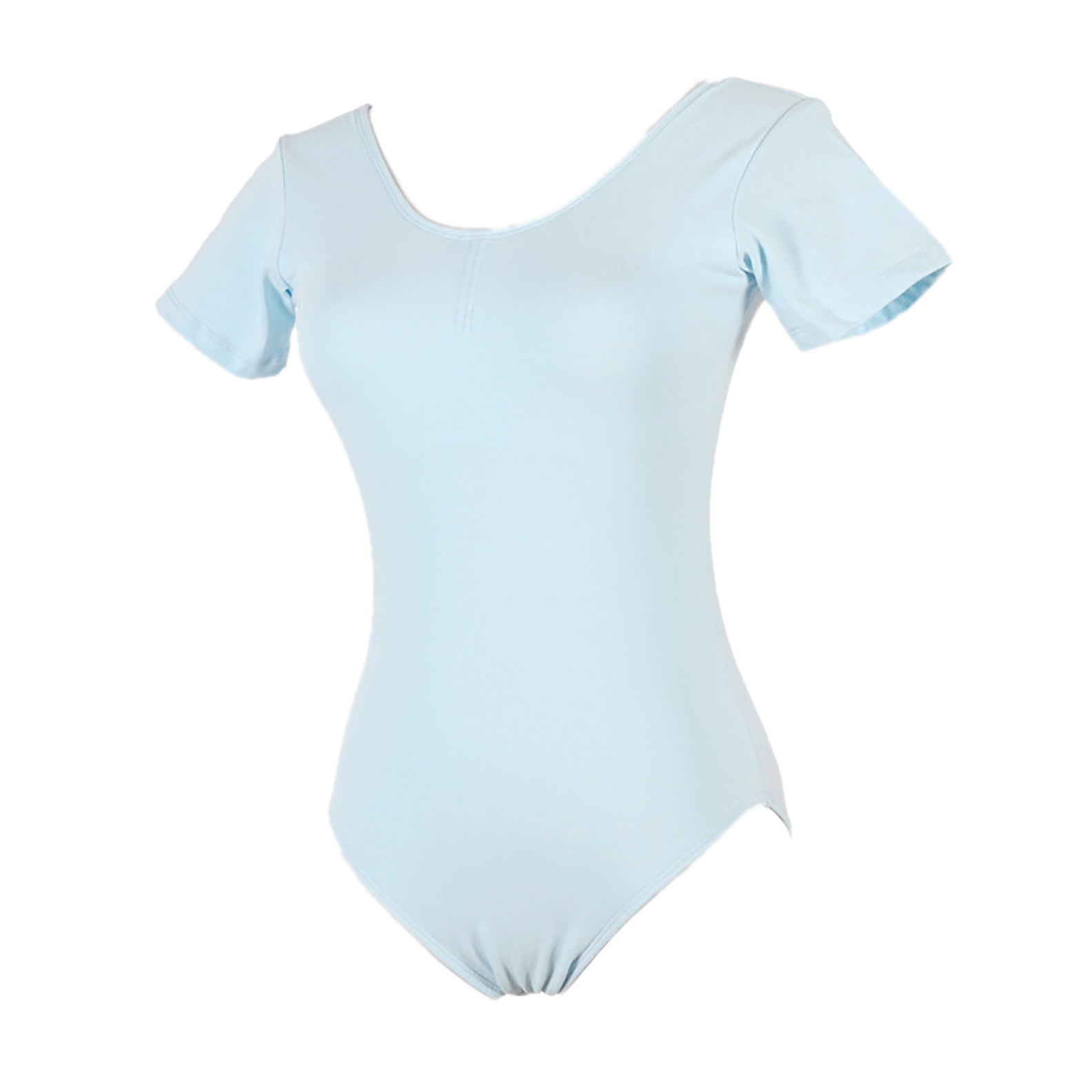 Leotards Ballet Dance Recital Routine Gymnatics Short Sleeve Bodysuits ...