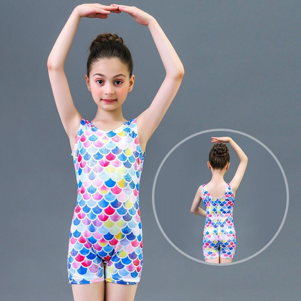 Leotards for Girls Gymnastics Kids Children Biketard Kids Athletic ...