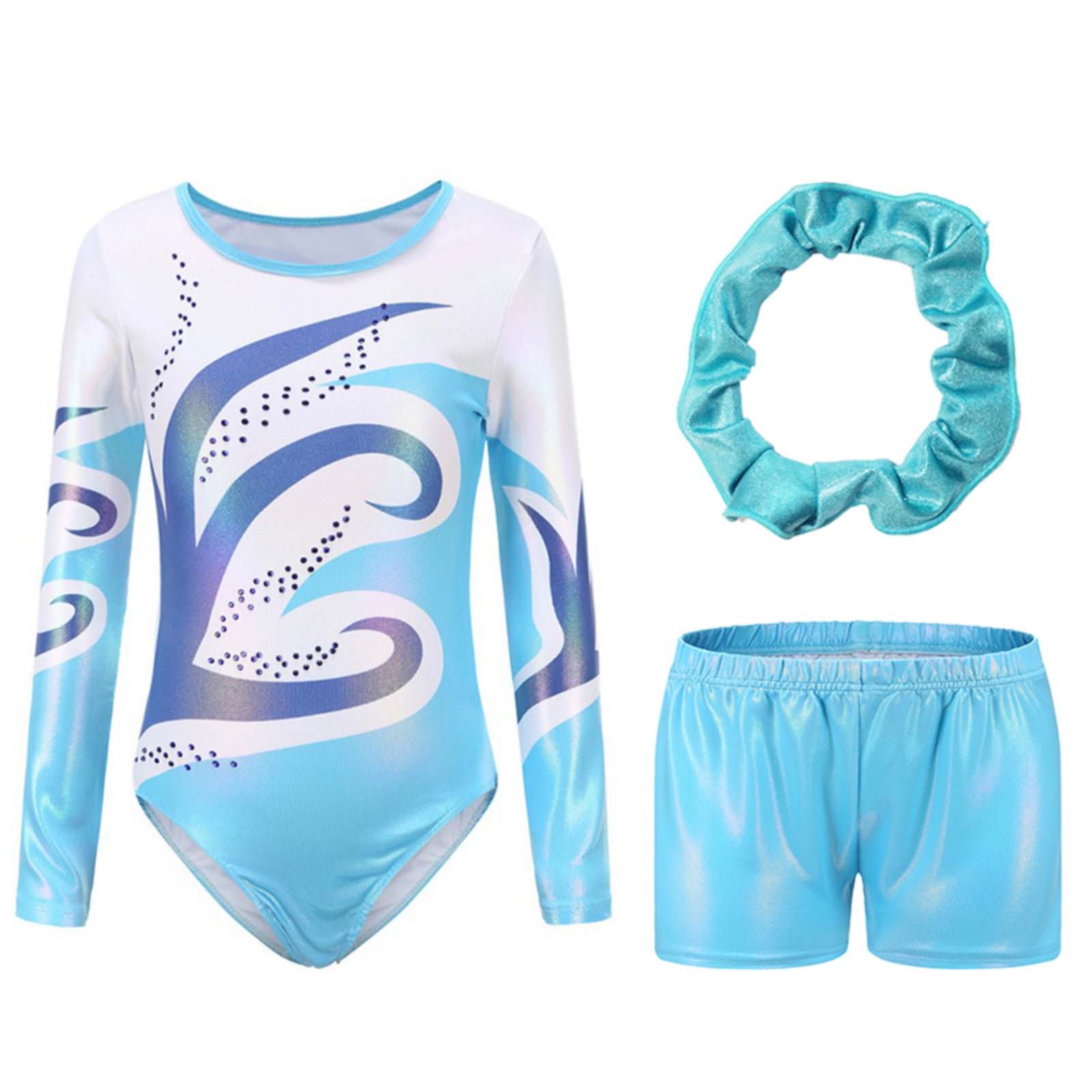 Leotards for Girls Gymnastics Kids Sparkly Gymnastics Outfits with ...