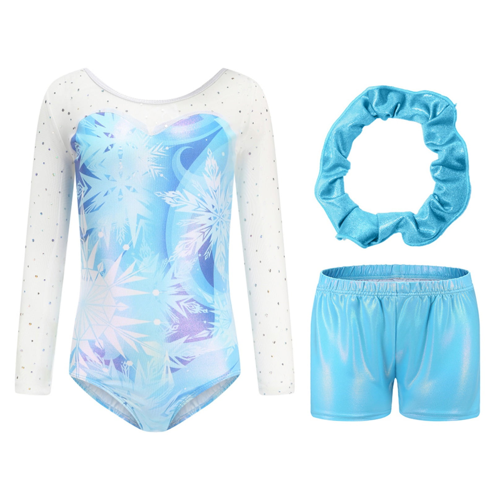 Leotards for Girls Gymnastics Kids Sparkly Gymnastics Outfits with ...