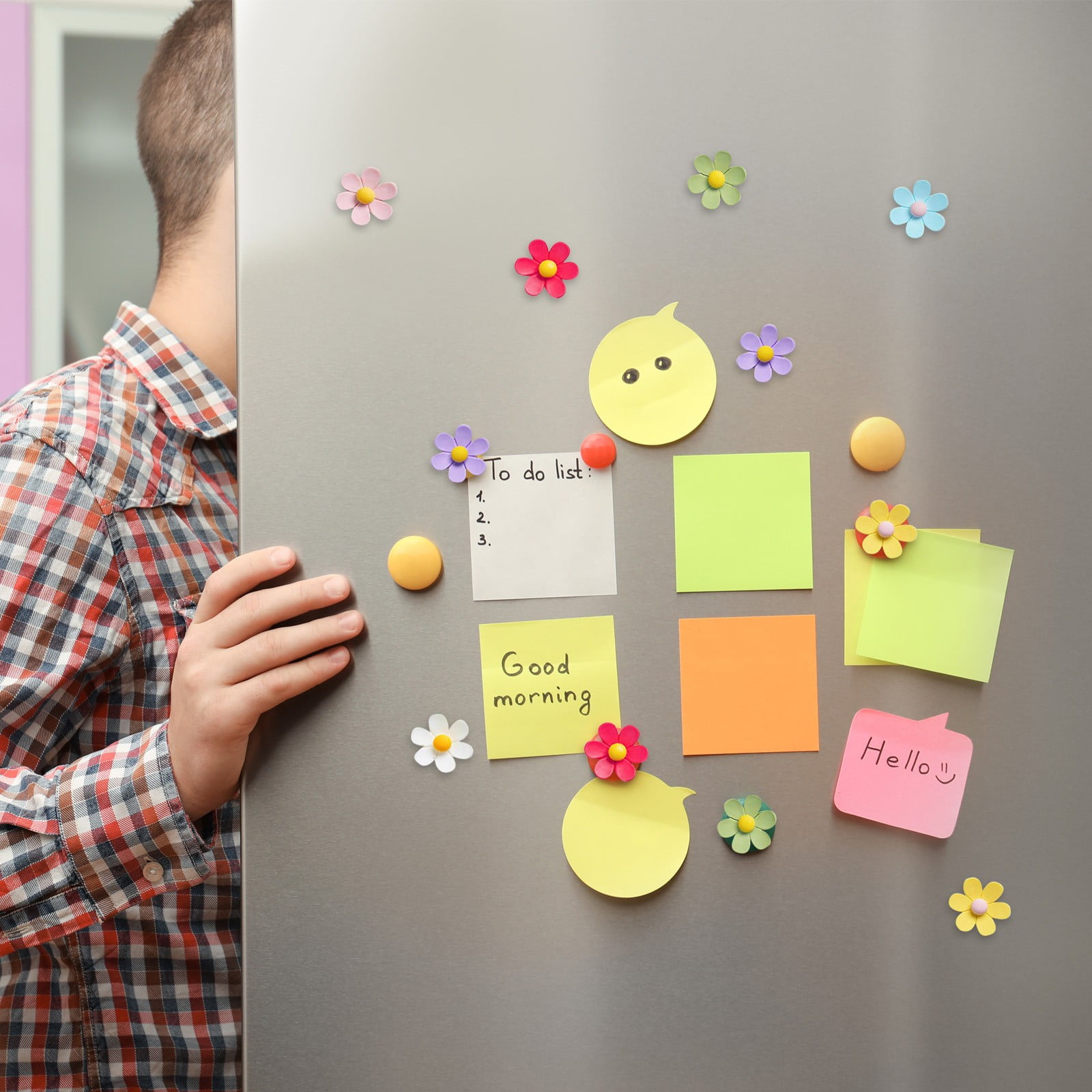Leott Flower Shaped Fridge Magnets In Multiple Sizes Are Available In ...