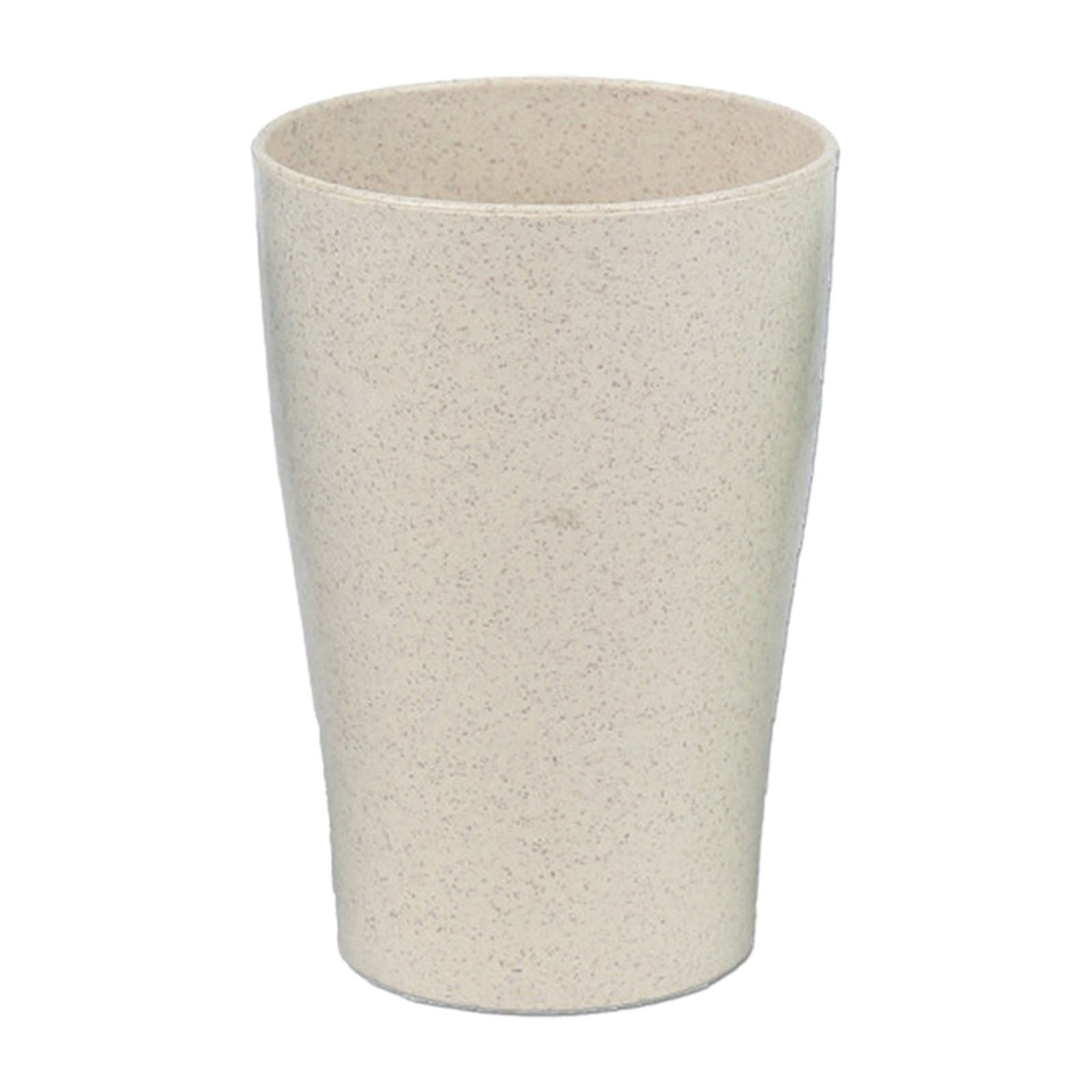 Leott Wheat Straw Mouthwash Cup Beige Small, Healvian Plastic Drinking ...