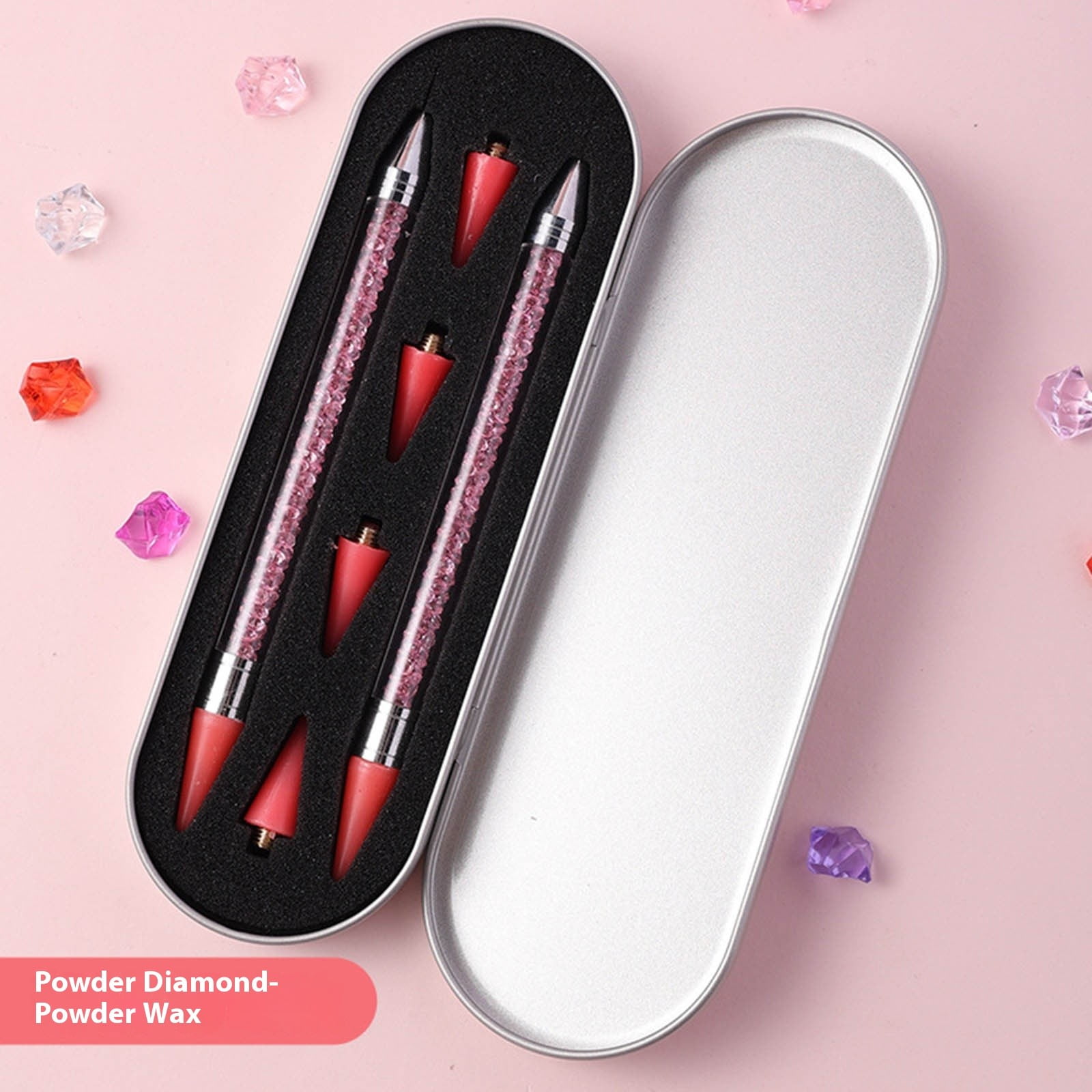 Leozcaa 2 Pack Rhinestone Picker Diamond Art Painting Dotting Pen Dual ...