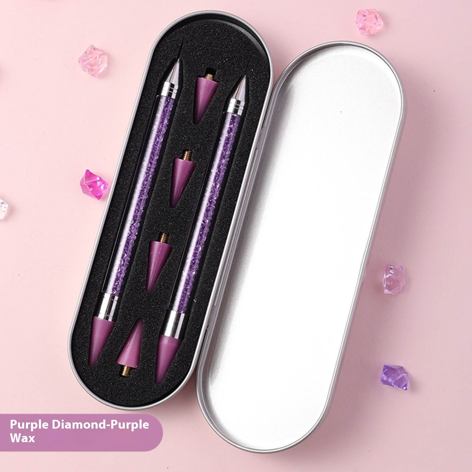 Leozcaa 2 Pack Rhinestone Picker Diamond Art Painting Dotting Pen Dual ...