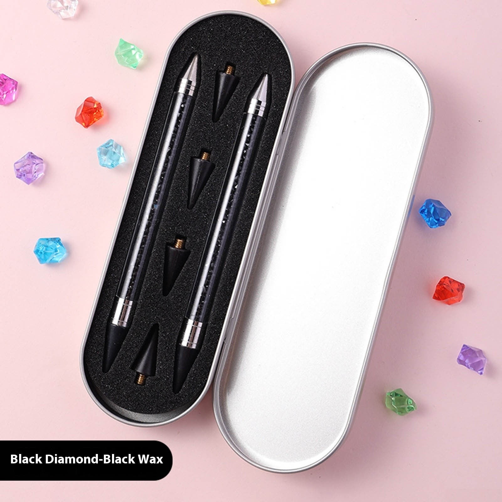 Leozcaa 2 Pack Rhinestone Picker Diamond Art Painting Dotting Pen Dual ...