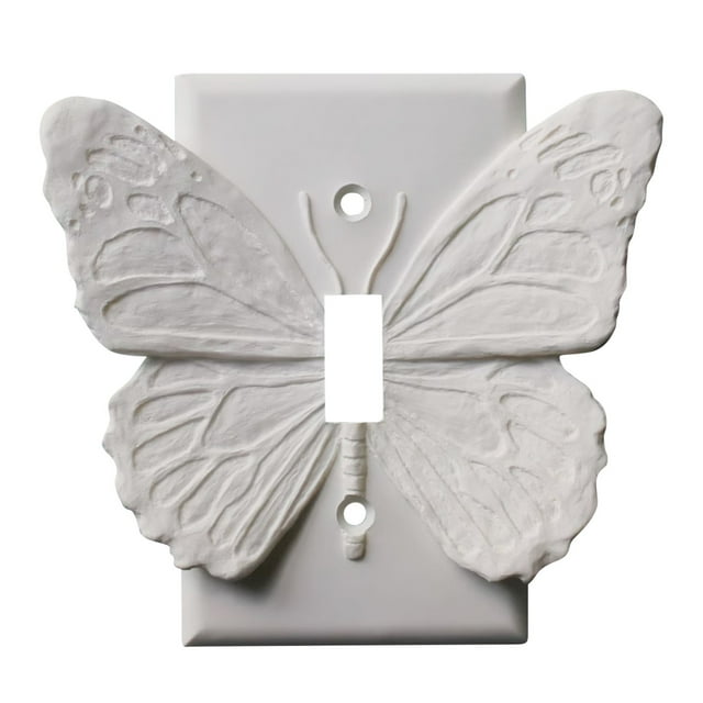 Leozcaa 3D Butterfly Light Switch Cover Wall Plate Butterflies Single ...