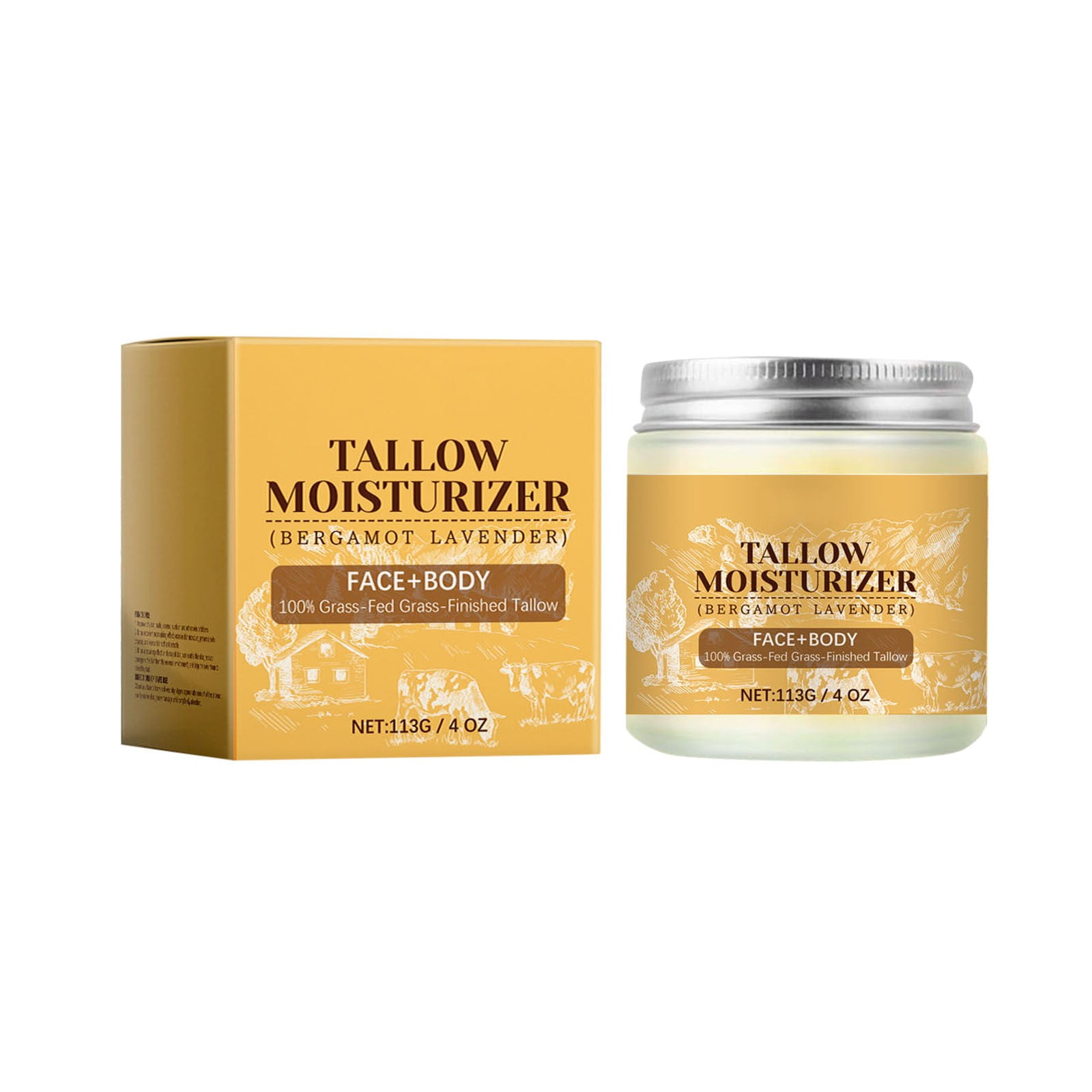 Leozcaa Beef Tallow Cream Rich Anti-Ageing Moisturising Cream ...