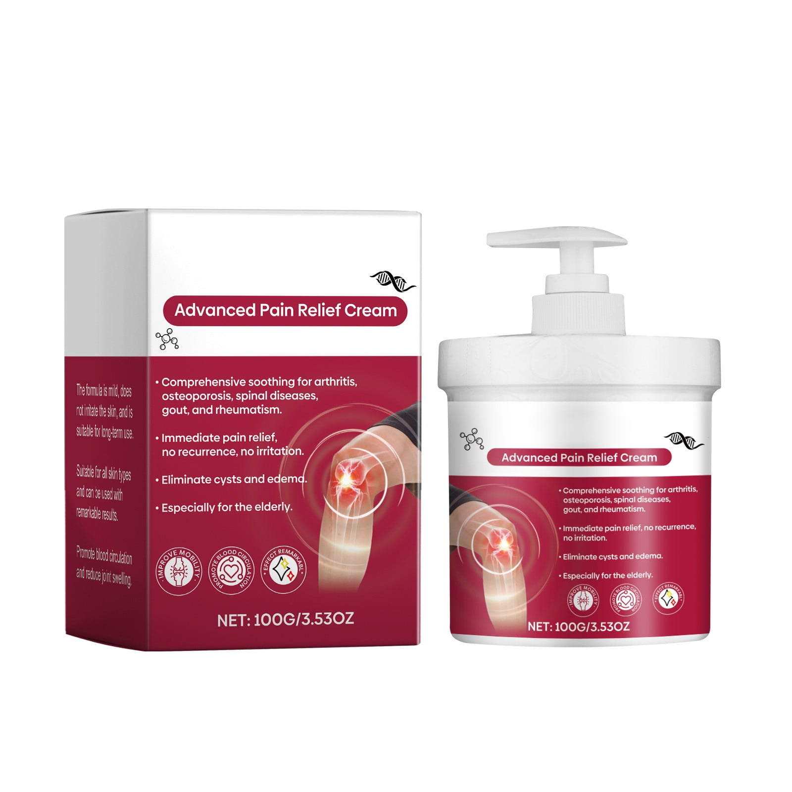 Leozcaa Joint & Muscle Therapy Soothing Comfort for Back Neck Hands ...