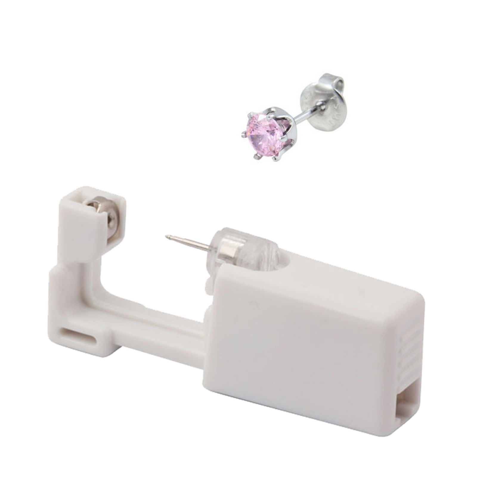 Leozcaa Self Ear Piercing Gun Earring Disposable Piercing Kit No Pain ...