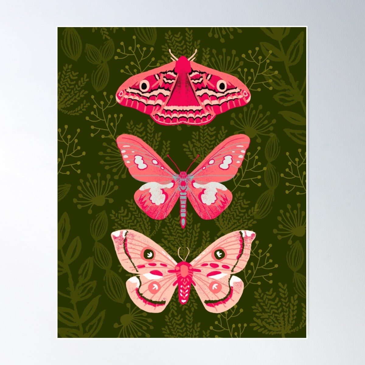 Lepidoptery No. 7 By Andrea Lauren Poster Wall Art, Modern Wall Decor ...