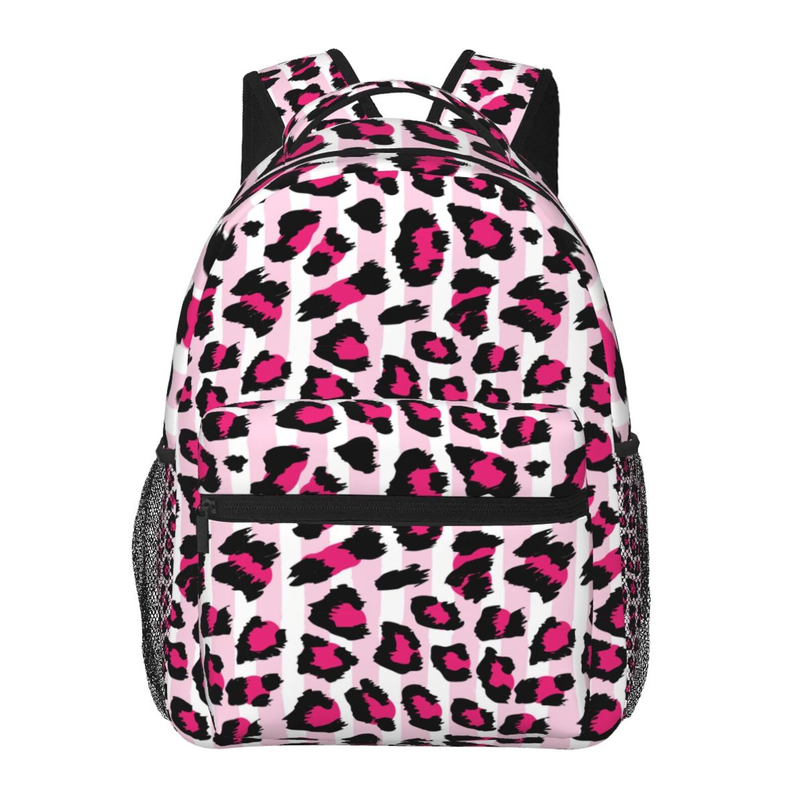 Lepord Stripe Pattern Backpack for Men Women Laptop Backpack Hiking ...