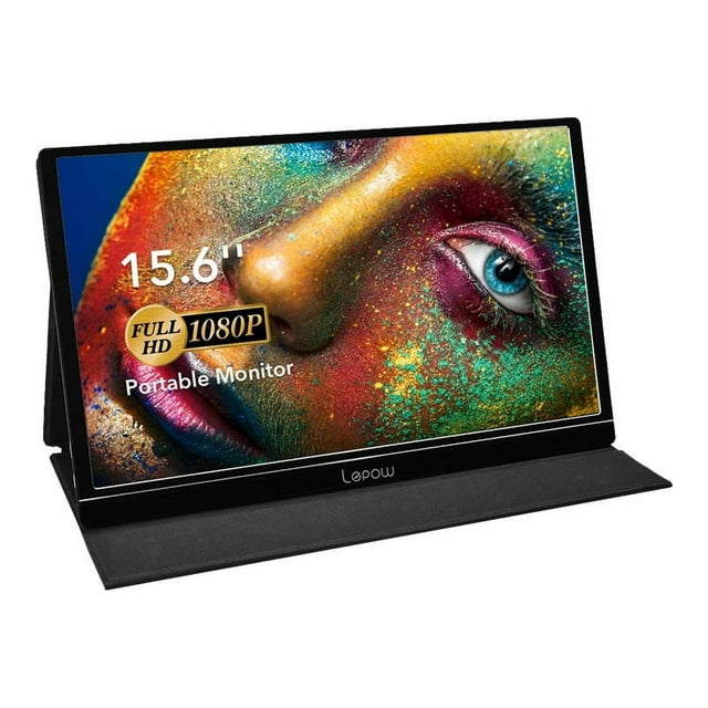 "Lepow Z1 15.6"" Portable LED Monitor - Full HD 1080p, 60Hz, IPS, USB-C ...