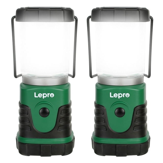 Lepro 2pack Portable Mini-Lanterns, 350lm,Collapsible, IPX4 Water ...